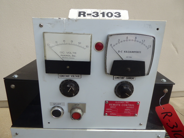 1500 Amp Aldonex 12 Volt Rectifier R3103 - Lanco Corporation | Used Industrial Equipment