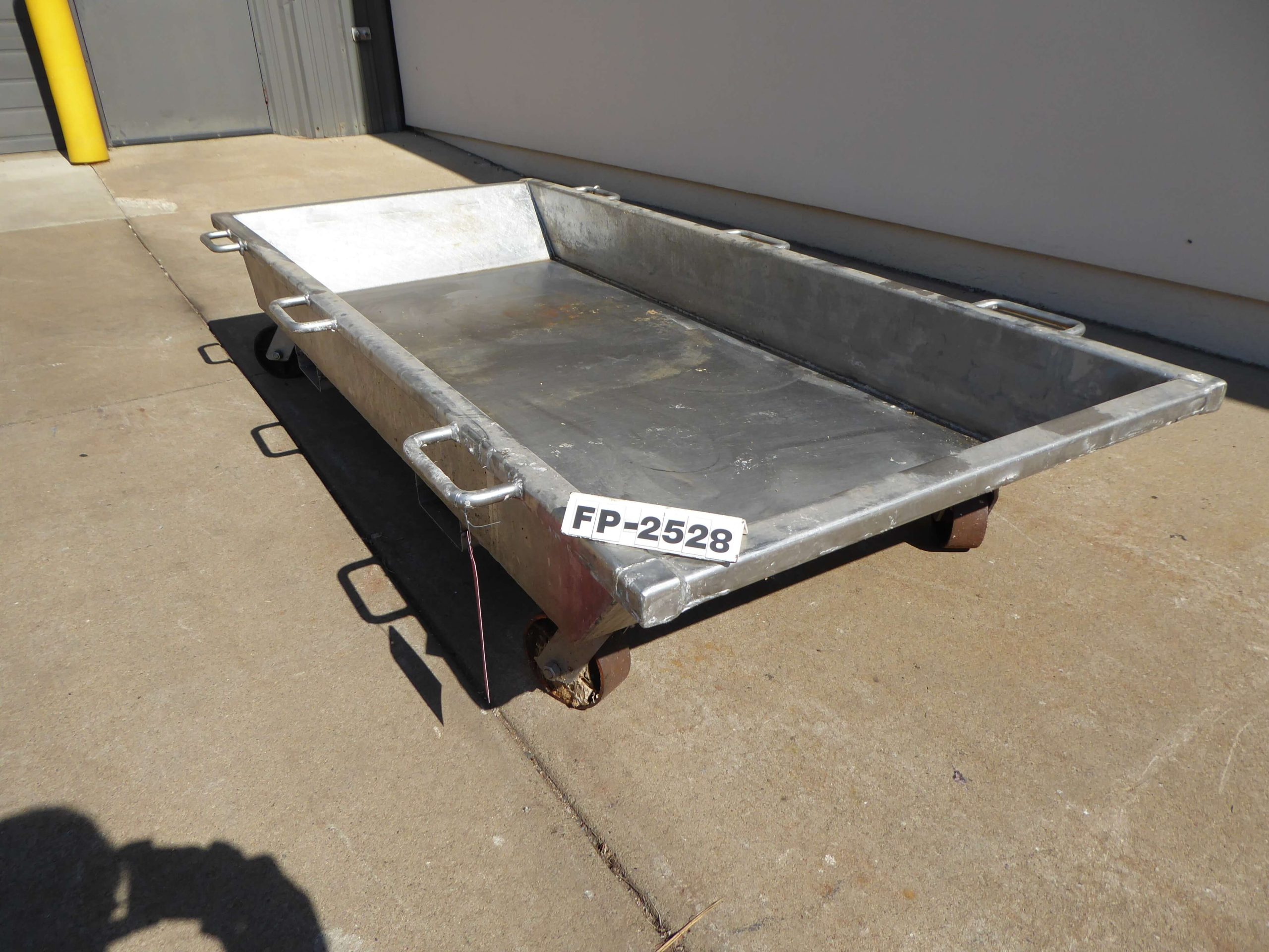 7.5 Cu' 316 Stainless Steel Sludge Hopper FP2528 - Lanco Corporation ...