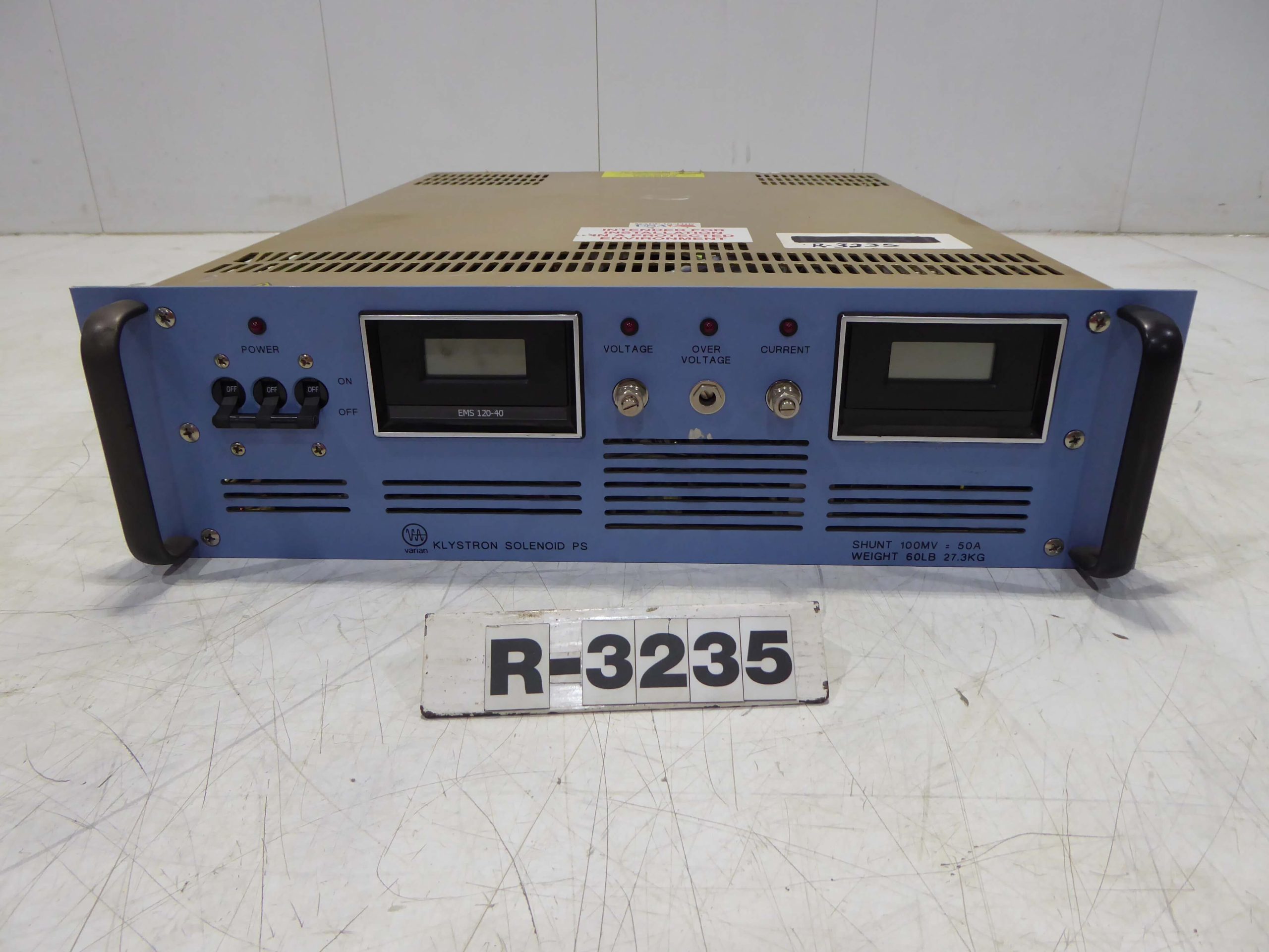 40 Amp Lambda 120 Volt Rectifier R3235 - Lanco Corporation | Used ...