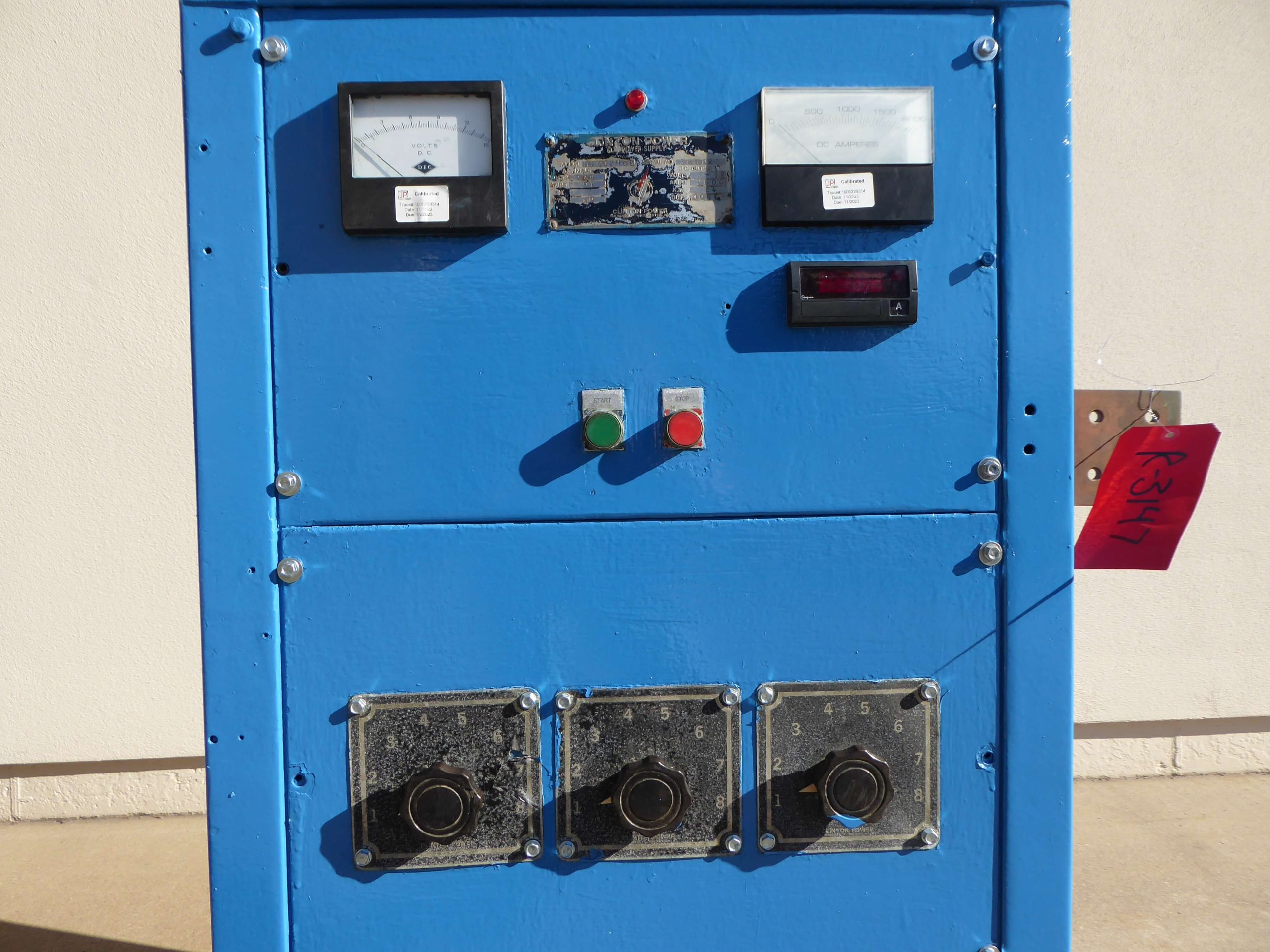 2000 Amp Clinton 3-12 Volt Rectifier R3147 - Lanco Corporation | Used ...