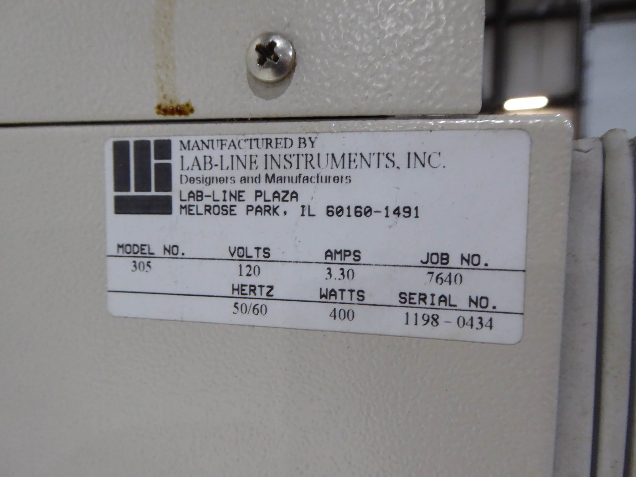 Precision Scientific Model 4 Incubator LE2121 - Lanco Corporation ...