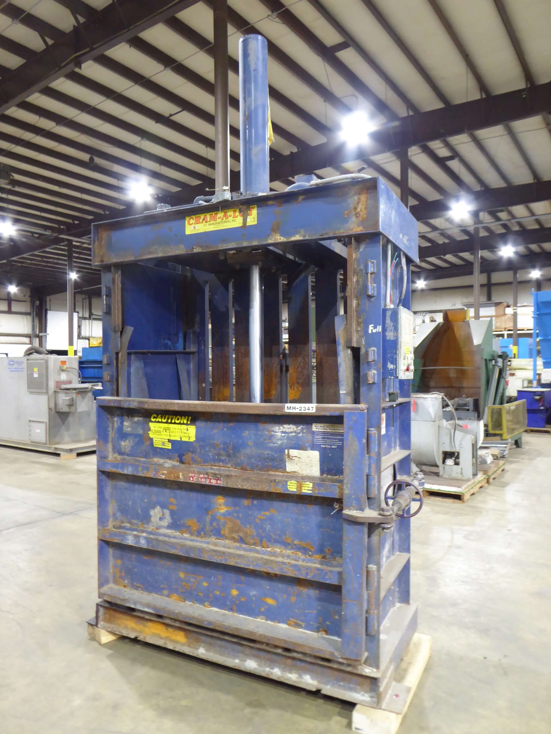 Cram-A-Lot Model 60 Vertical Baler MH2347 - Lanco Corporation | Used ...
