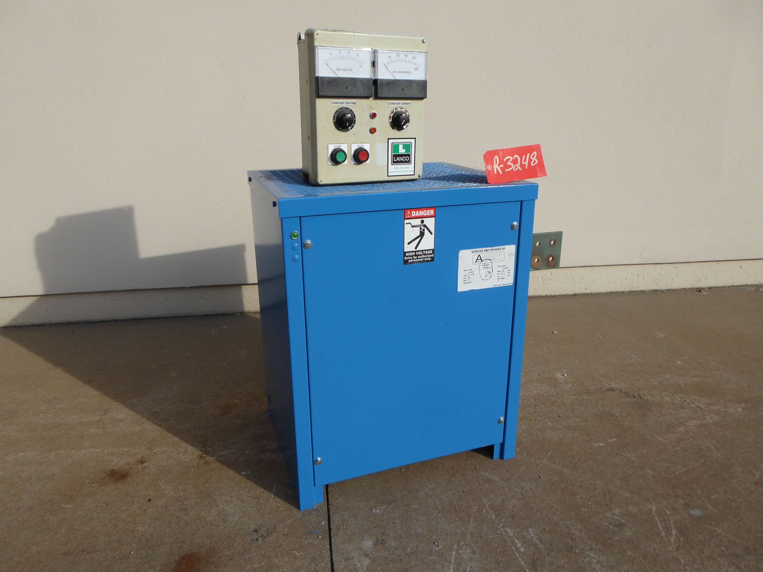 250 Amp Aldonex 0-12 Volt Rectifier R3248