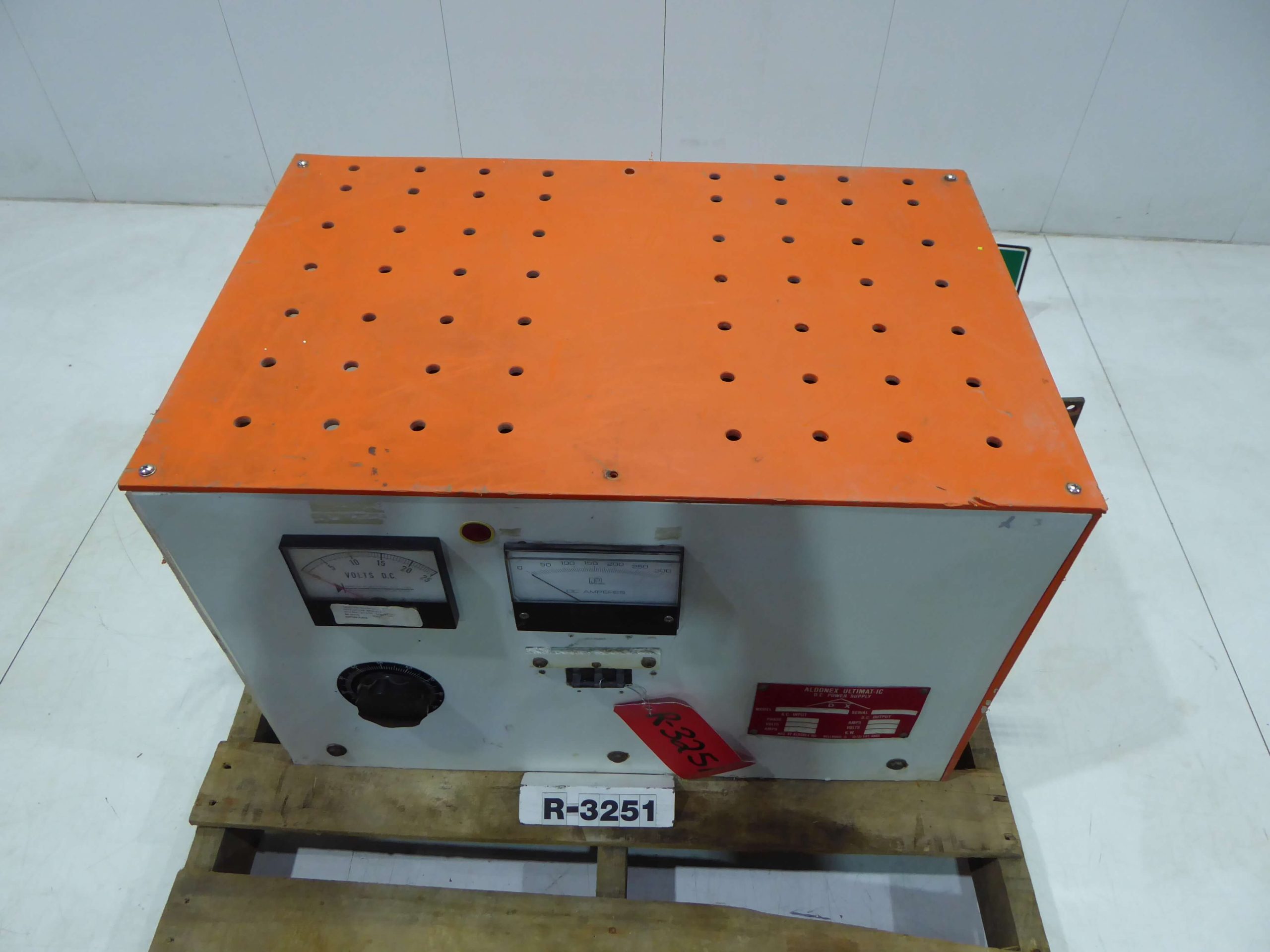 300 Amp Aldonex 0-18 Volt Rectifier R3251 - Lanco Corporation | Used ...
