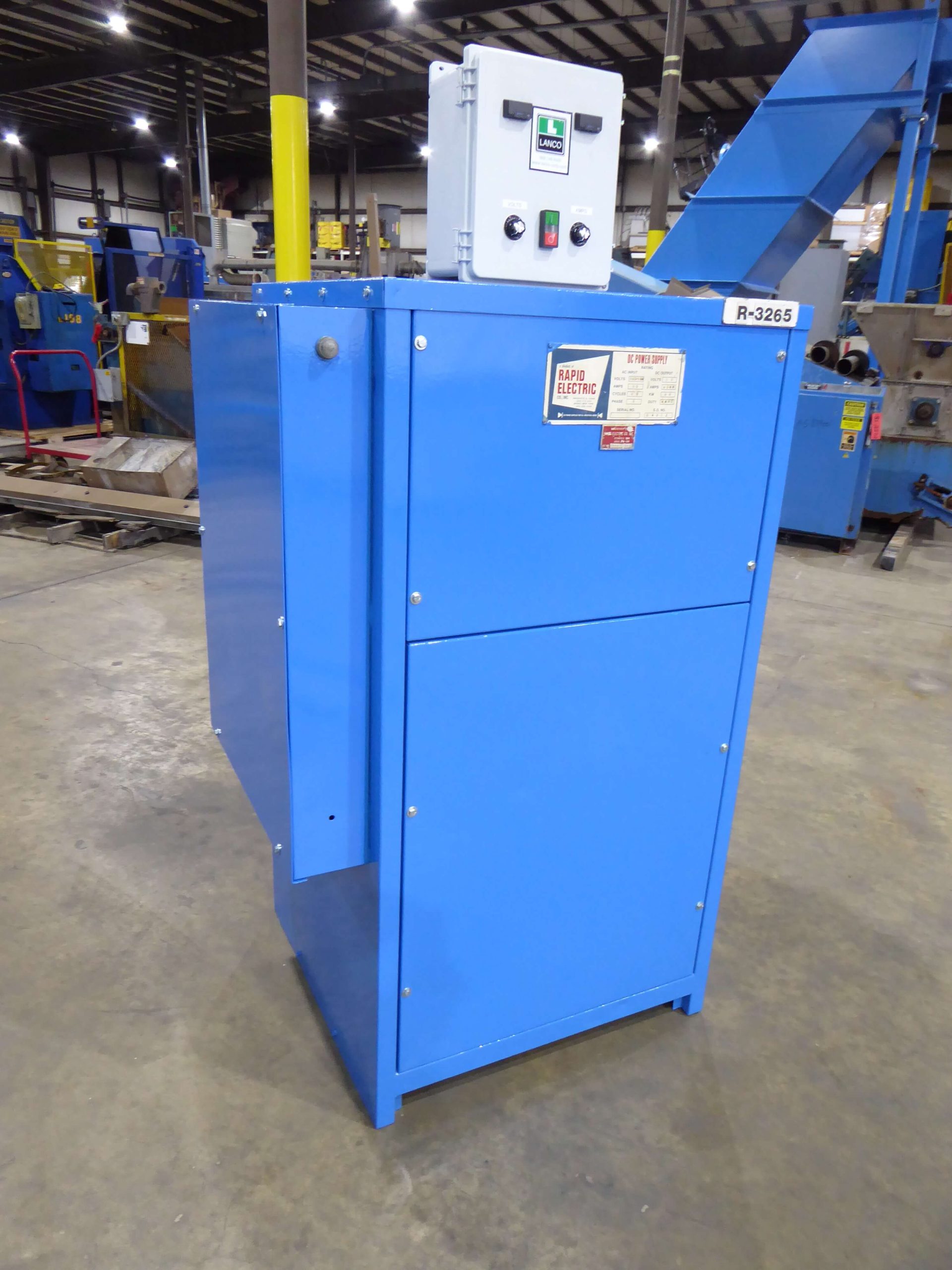 4000 Amp Rapid 12 Volt Rectifier R3265 - Lanco Corporation | Used ...