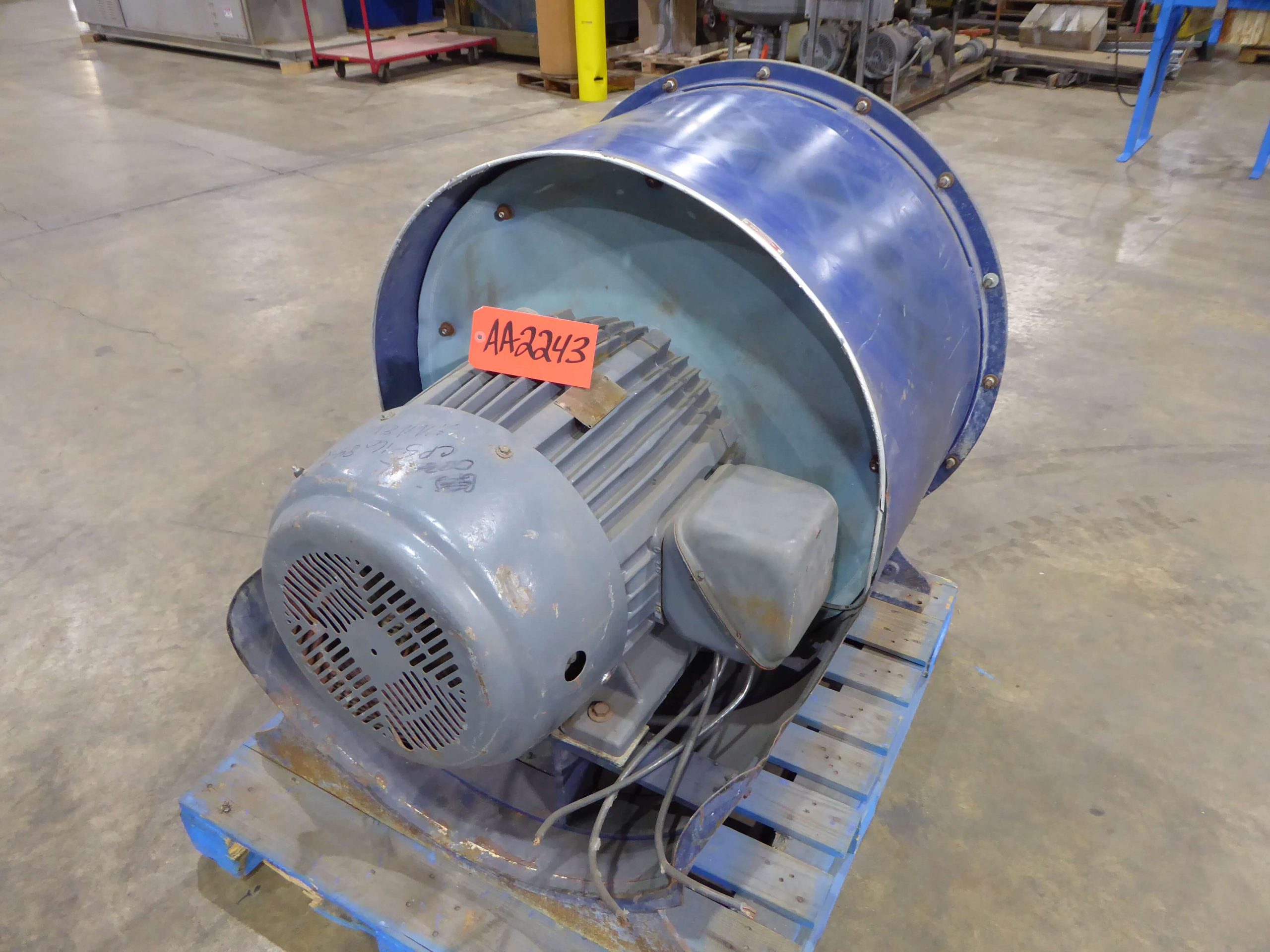 Hoffman 2 HP Steel Agitation Blower AA2259 - Lanco Corporation | Used ...