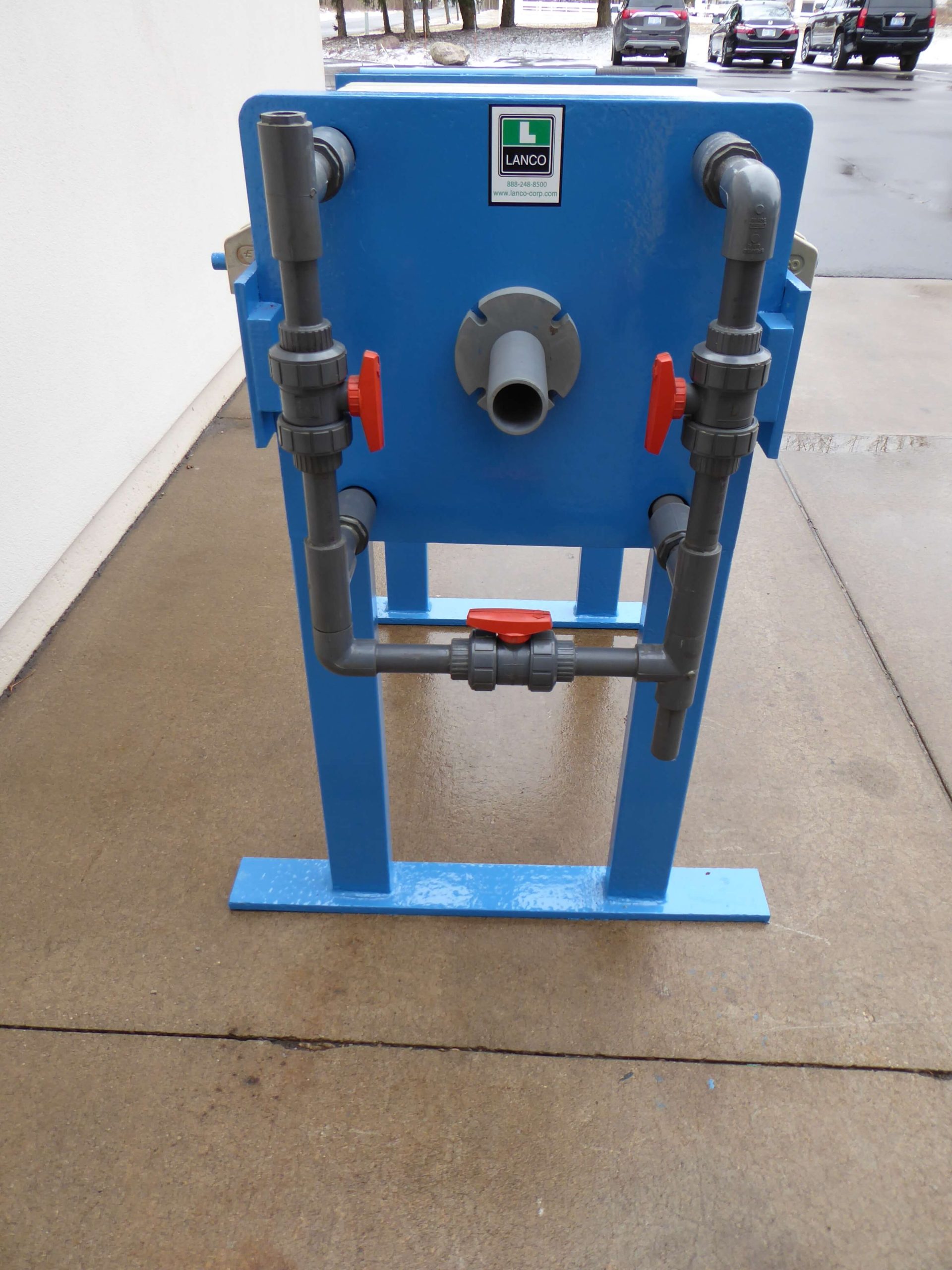Met-Chem 1 Cu' Manual Filter Press FP2541 - Lanco Corporation | Used ... Met-Chem 1 Cu' Manual Filter Press FP2541 - Lanco Corporation | Used ...