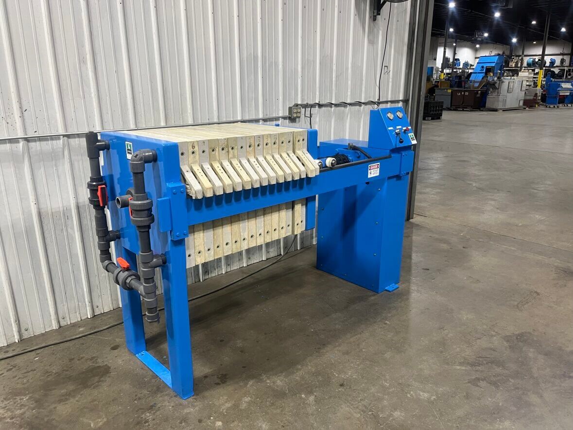 Water Management Inc. 5 Cu' Air/Hydraulic Filter Press FP2550 | Ronatec