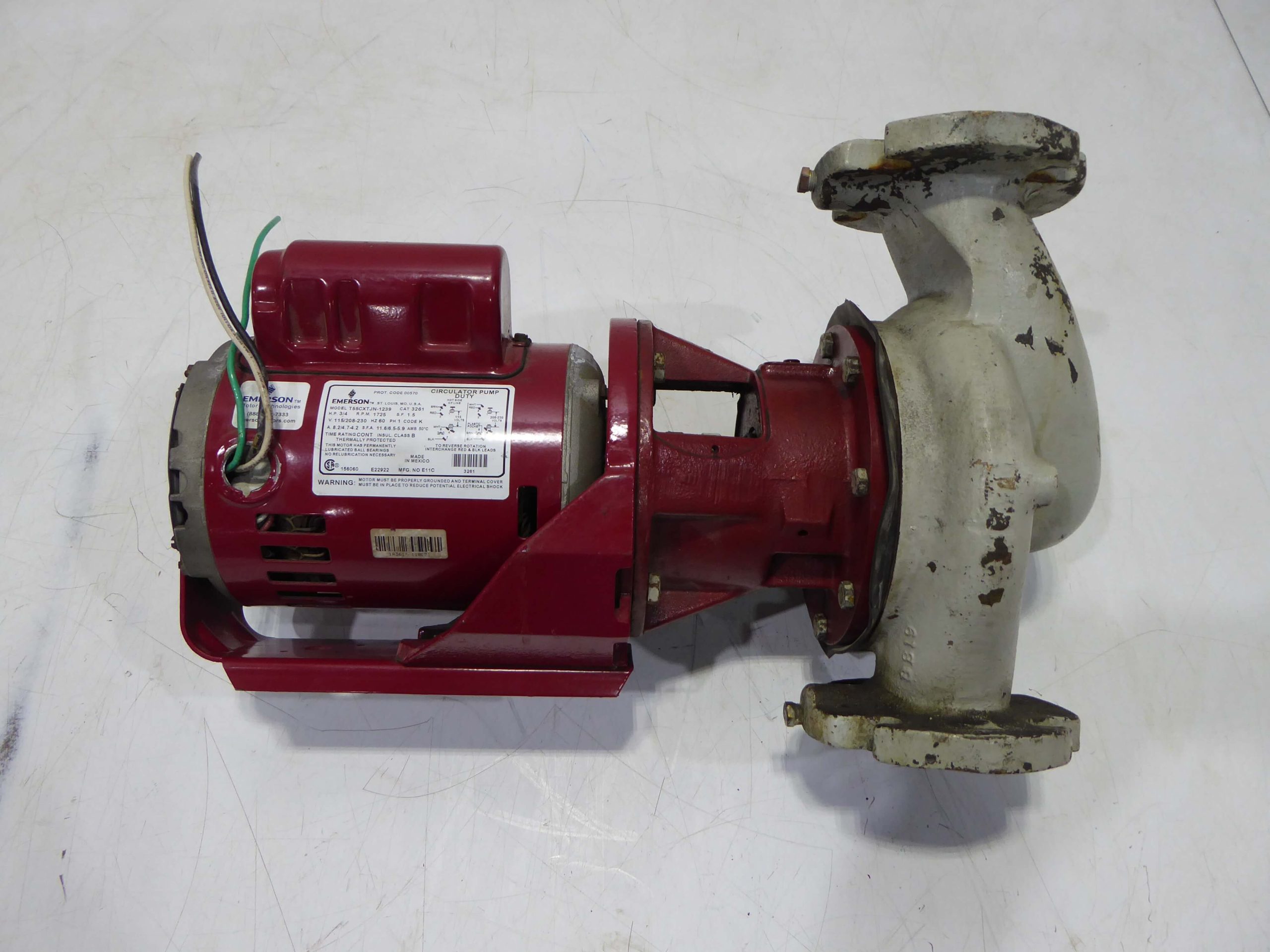 Armstrong .50 HP 2" Inlet 2" Outlet Centrifugal Pump CP2264 - Lanco ...