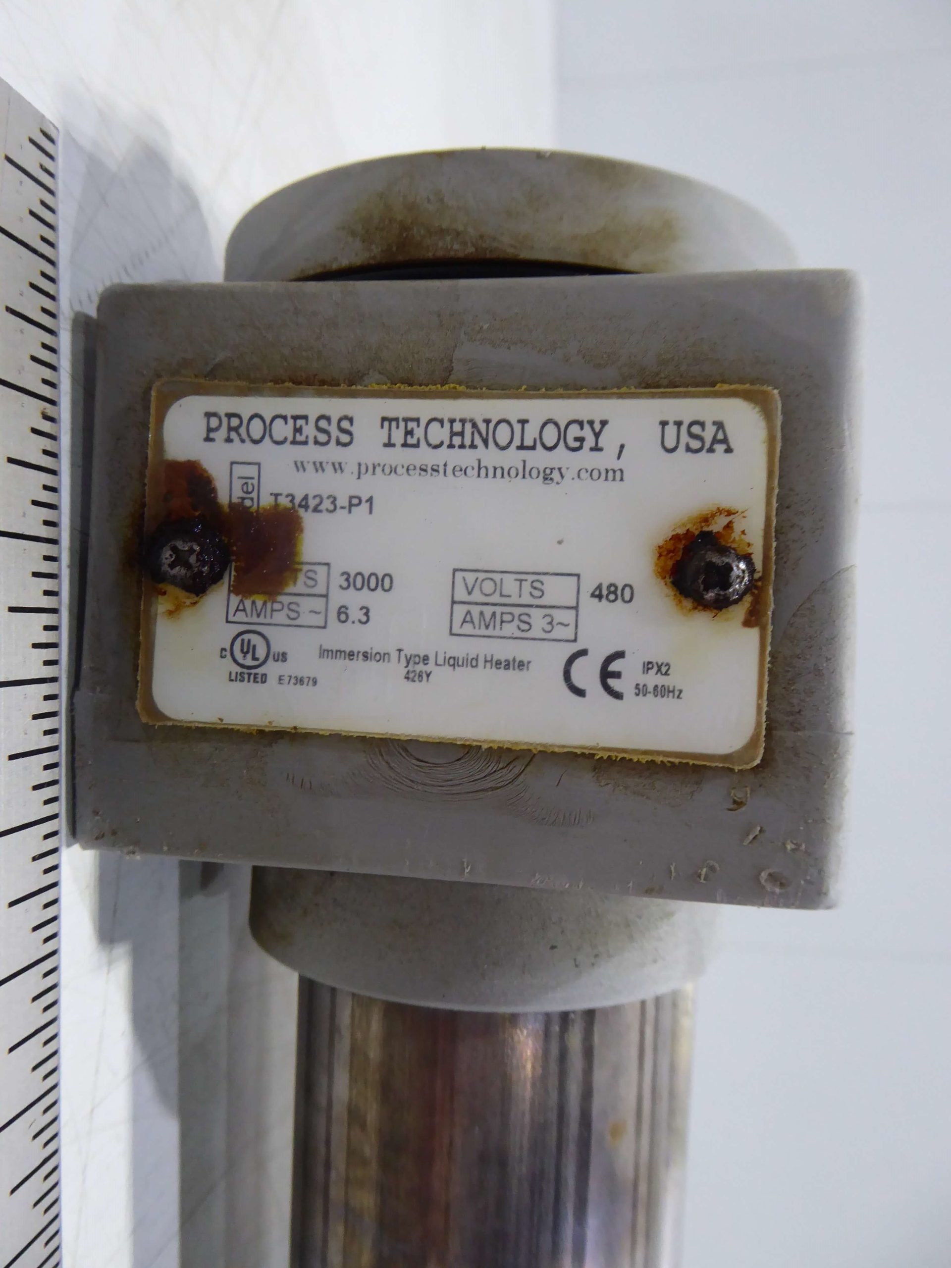 Process Technology 26"L Titanium Immersion Heater IH2925 - Lanco ...