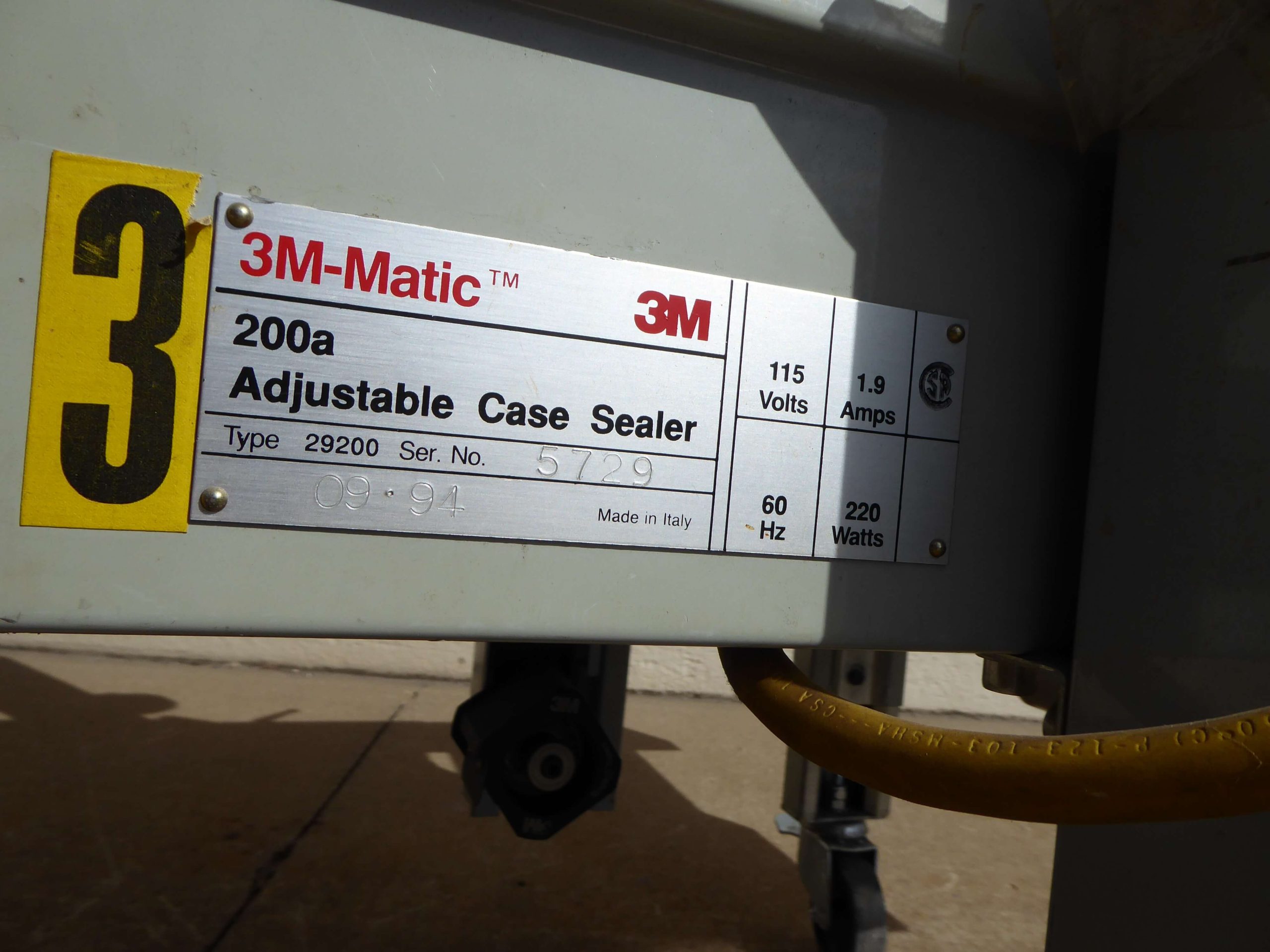 3M-Matic Model 29200 Adjustable Case Sealer MH2359