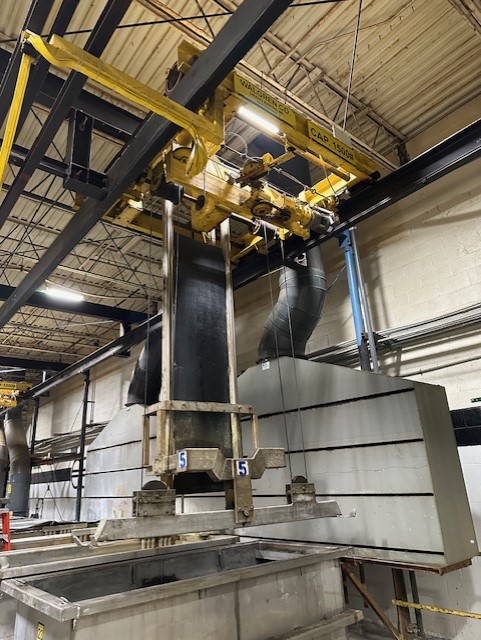 Walgren 15 Station Automatic Hoist Rack Anodize Plating Line PL2194 ...