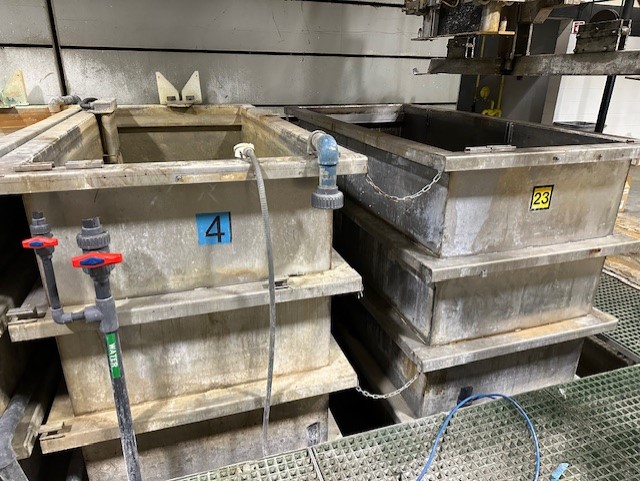 Walgren 15 Station Automatic Hoist Rack Anodize Plating Line PL2194 ...