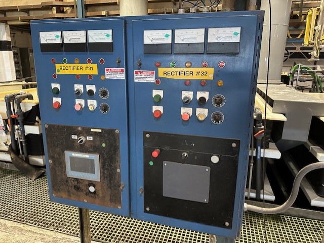 Walgren 16 Station Automatic Hoist Rack Anodize Plating Line PL2195 ...