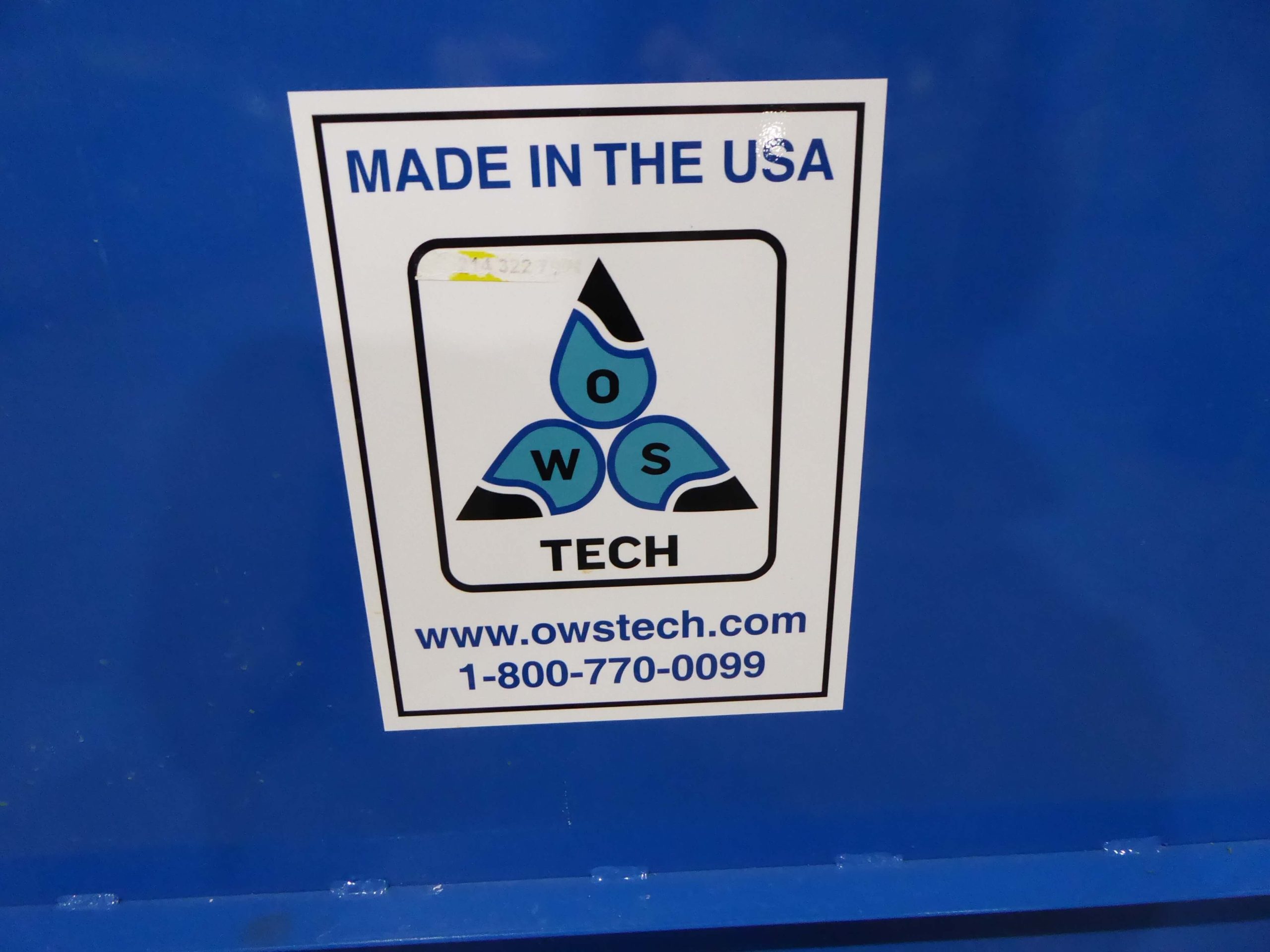 OWS Tech Model SA-LF-SS-20 0-20 GPM Oil Water Separator W2132