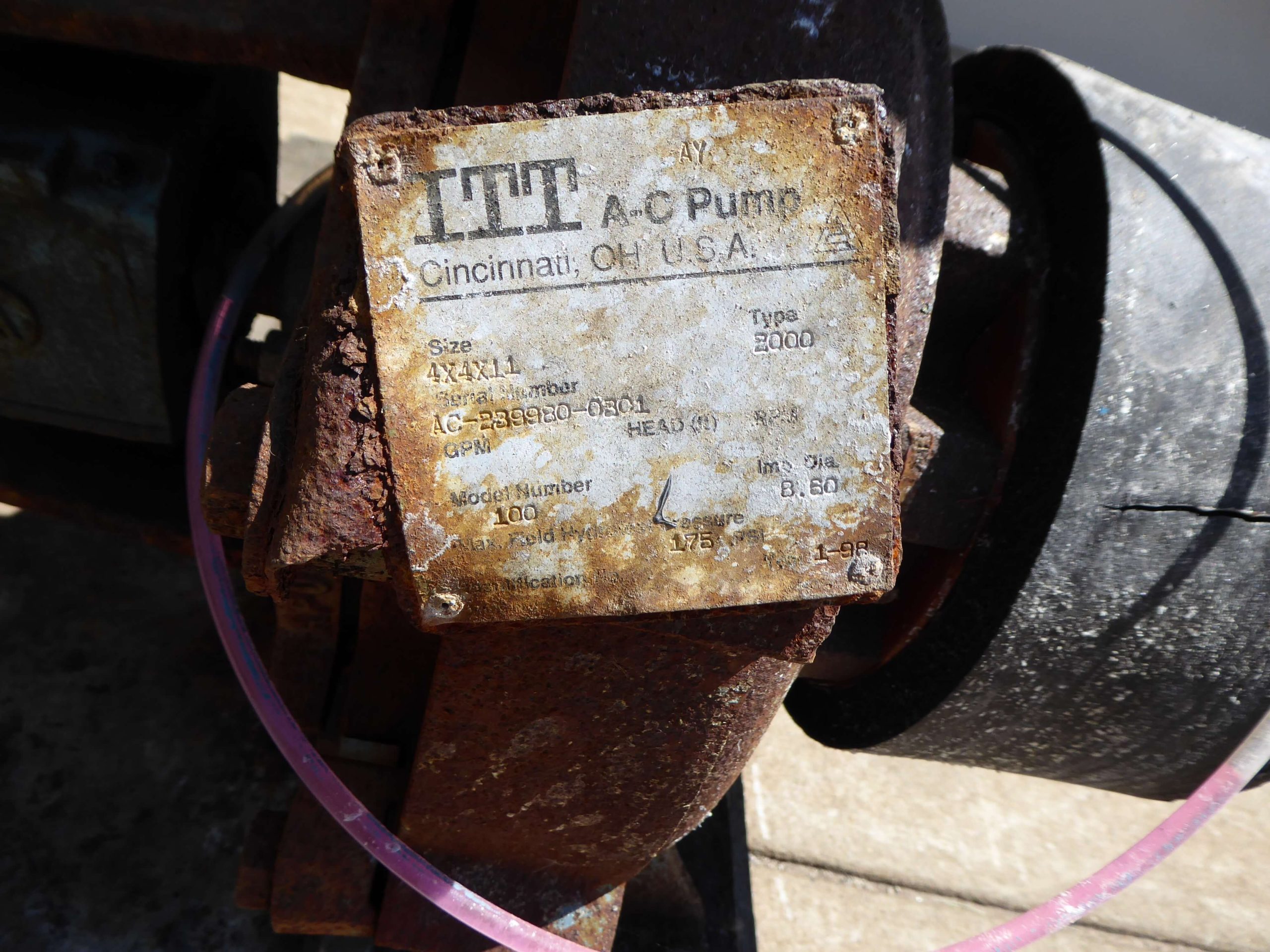 Goulds 15 HP 4" Inlet 4" Outlet Centrifugal Pump CP2283 - Lanco ...