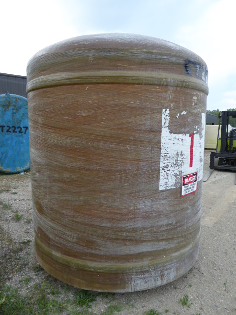 1,300 Gallon Fiberglass Round Tank CT2832 - Lanco Corporation | Used ...