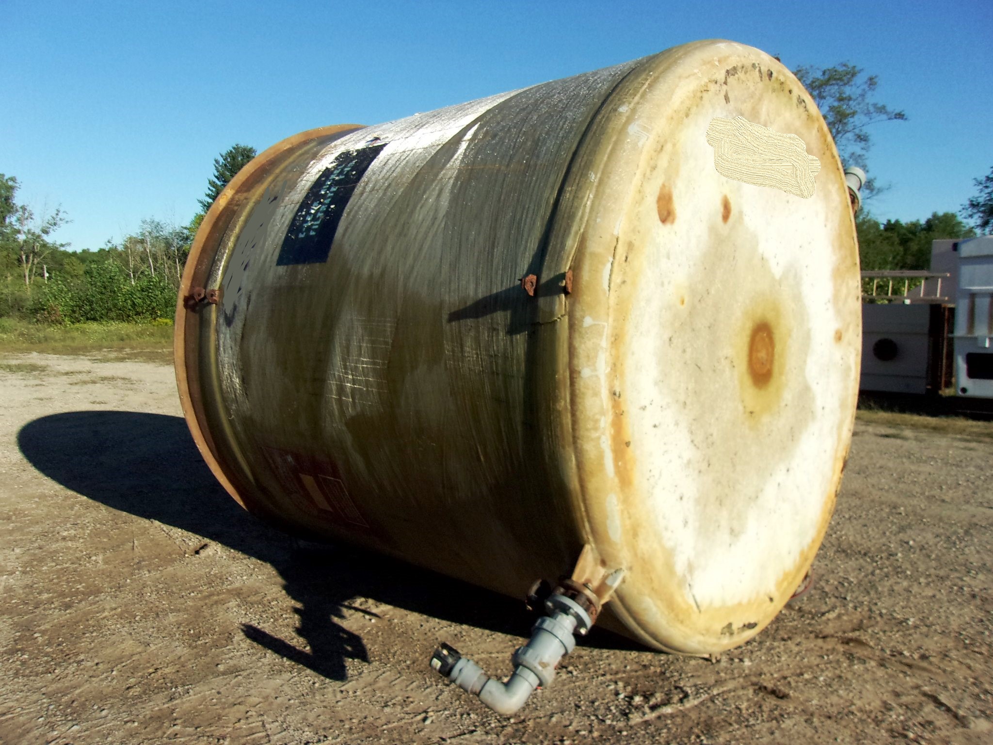 2900 Gallon Fiberglass Round Tank CT2846 - Lanco Corporation | Used ...