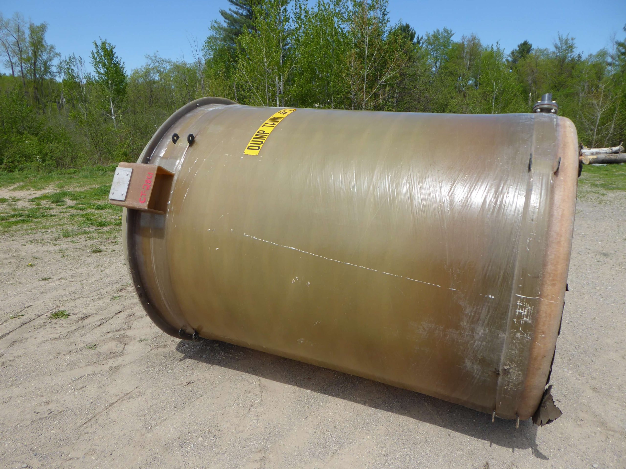 1675 Gallon Fiberglass Round Tank CT2861 - Lanco Corporation | Used ...