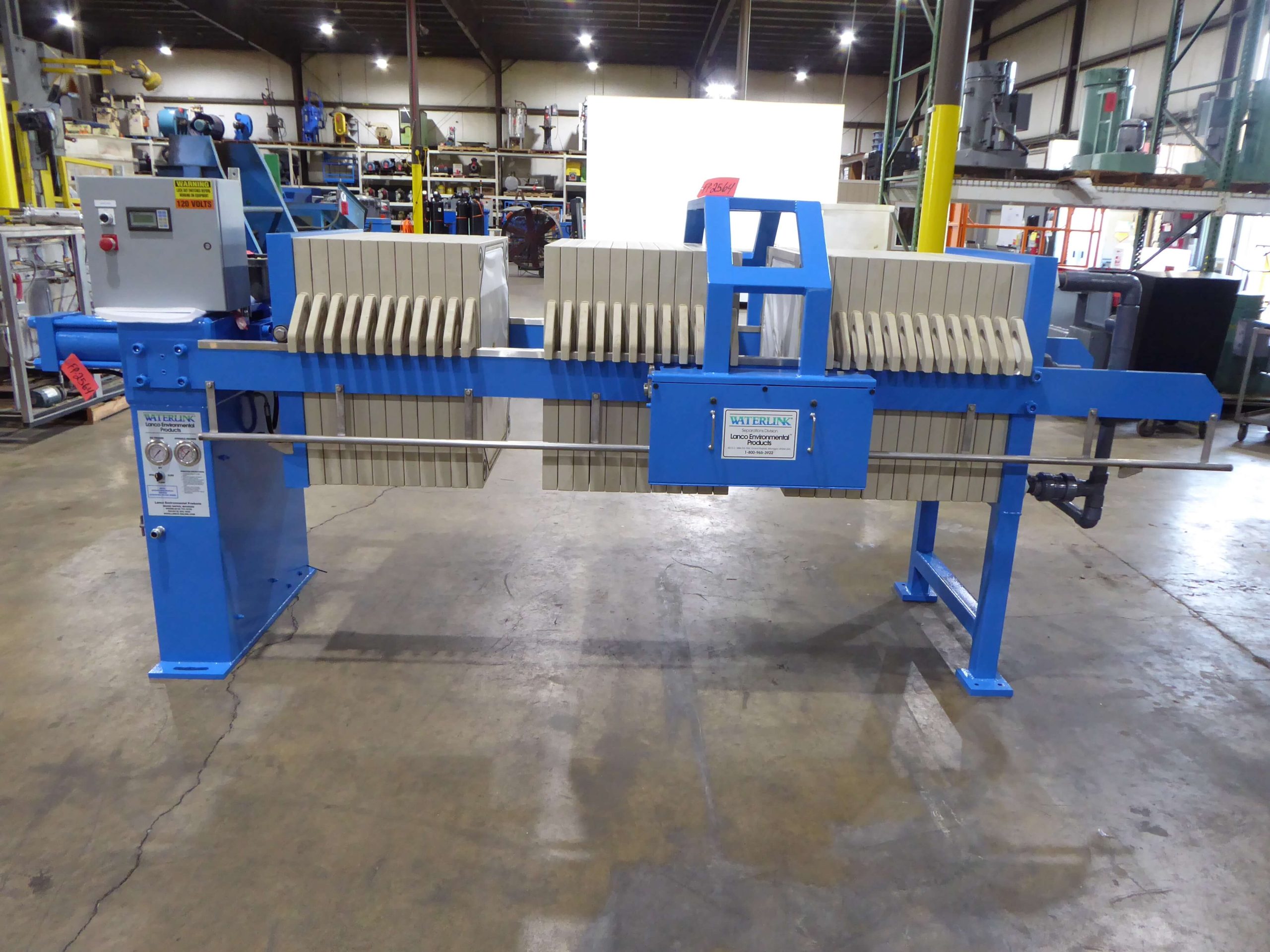 Lanco 15 Cu' Air/Hydraulic Filter Press FP2564 - Lanco Corporation ...