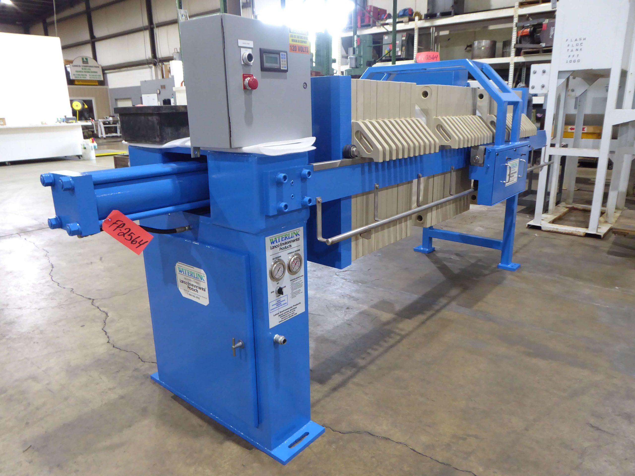 Lanco 15 Cu' Air/Hydraulic Filter Press FP2564 - Lanco Corporation ...