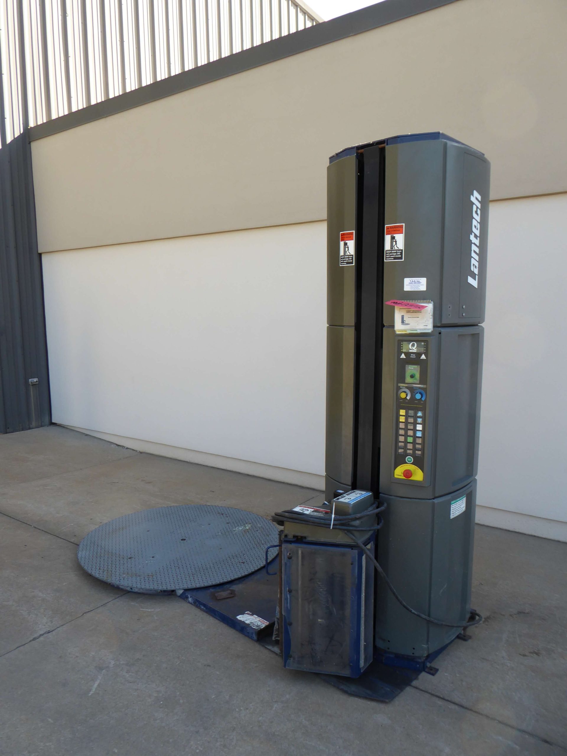 Lantech Q200 Semi Automated Stretch Wrapper MH2372