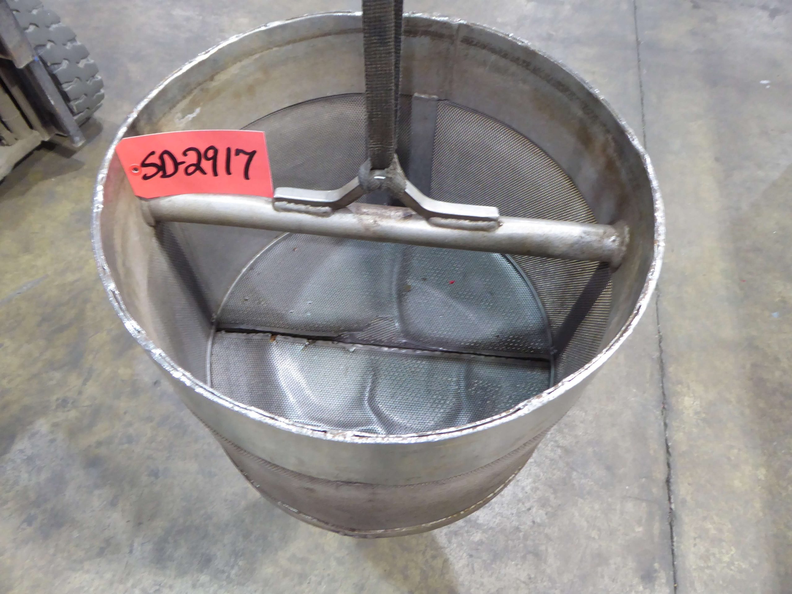 Desco 23" x 18" Stainless Steel Drop Bottom Spin Dryer Basket SD2917 ...