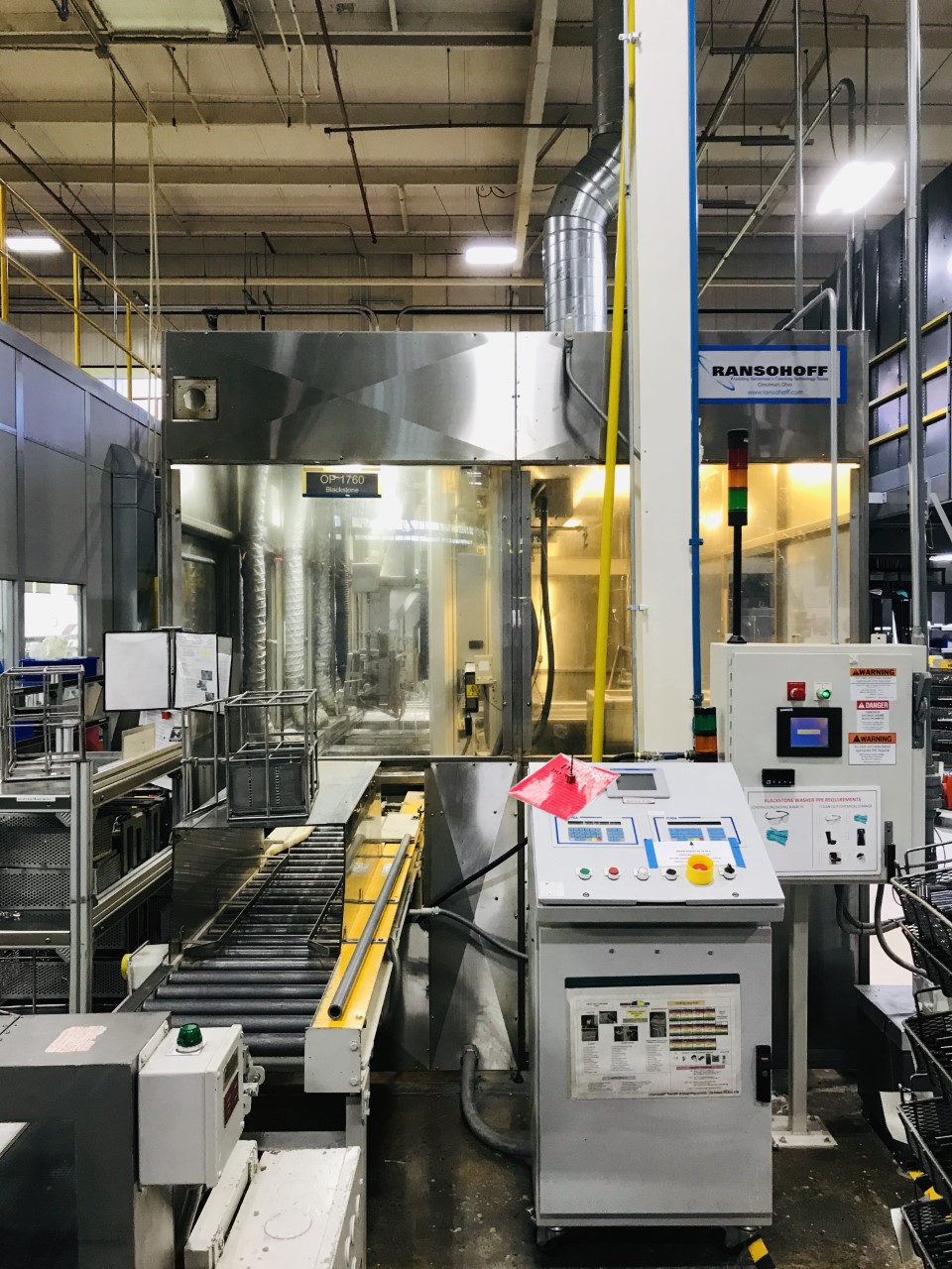 Ransohoff/Blackstone 3 Stage Ultrasonic Washer With Dryer WH2145