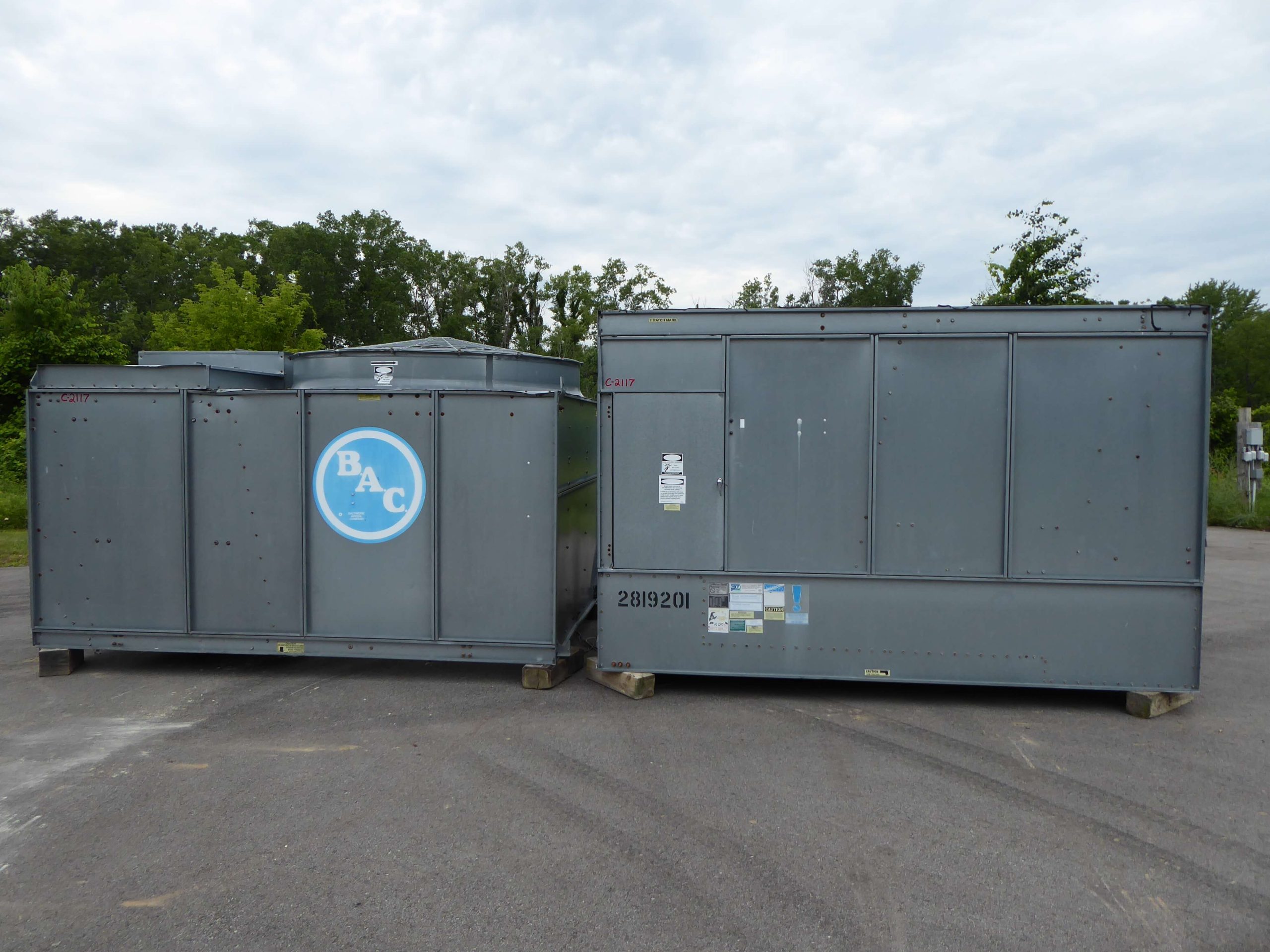 BAC 250 Ton Cooling Tower C2117 - Lanco Corporation | Used Industrial ...