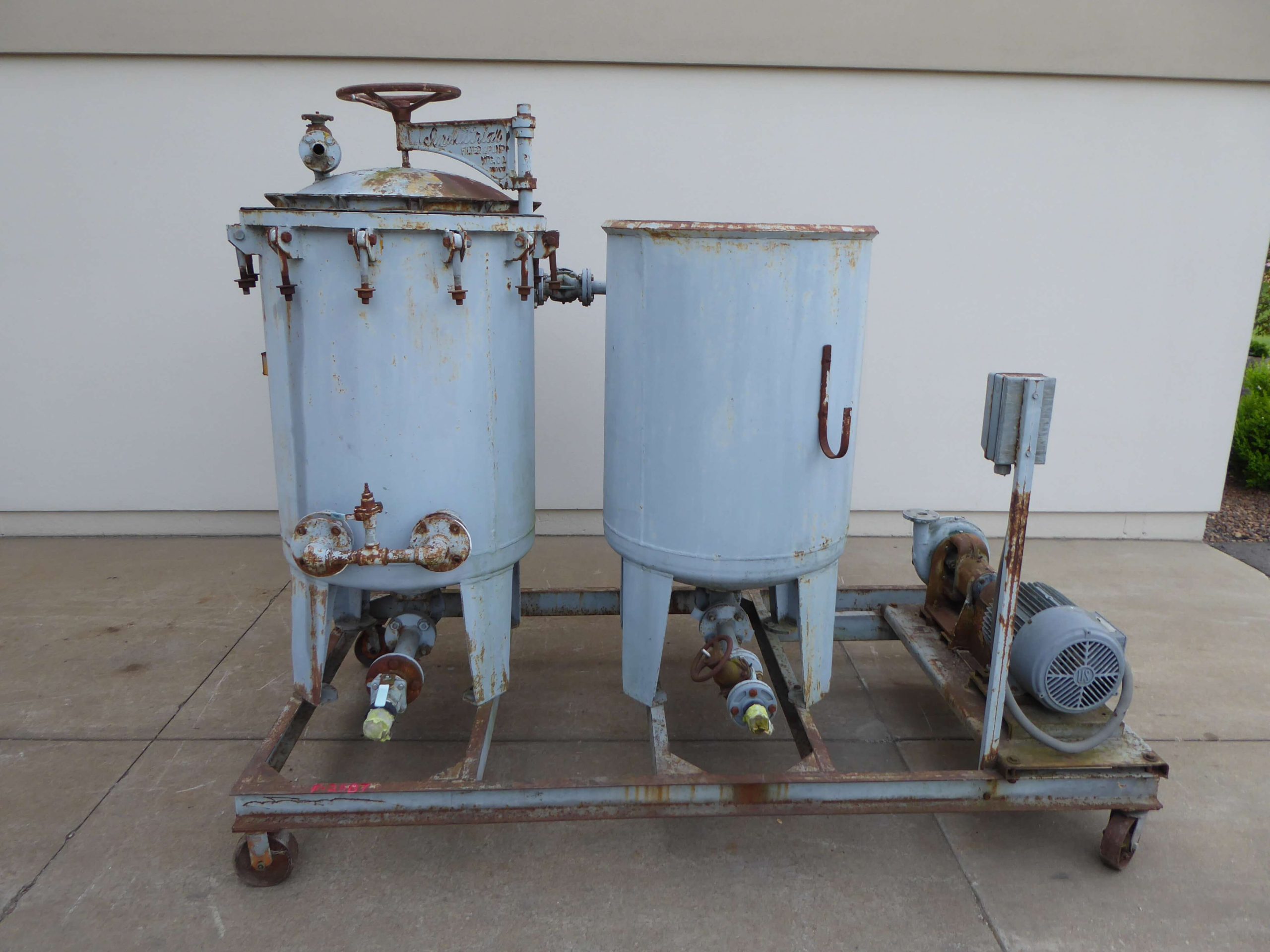 Industrial Filter Vertical Leaf Filter F2587 - Lanco Corporation | Used ...