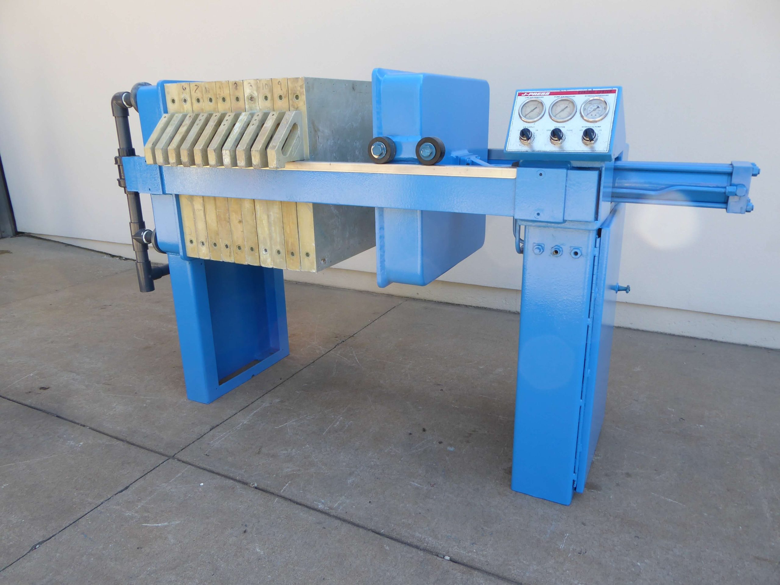JWI 3 Cu' Air/Hydraulic Filter Press FP2563 - Lanco Corporation | Used ...