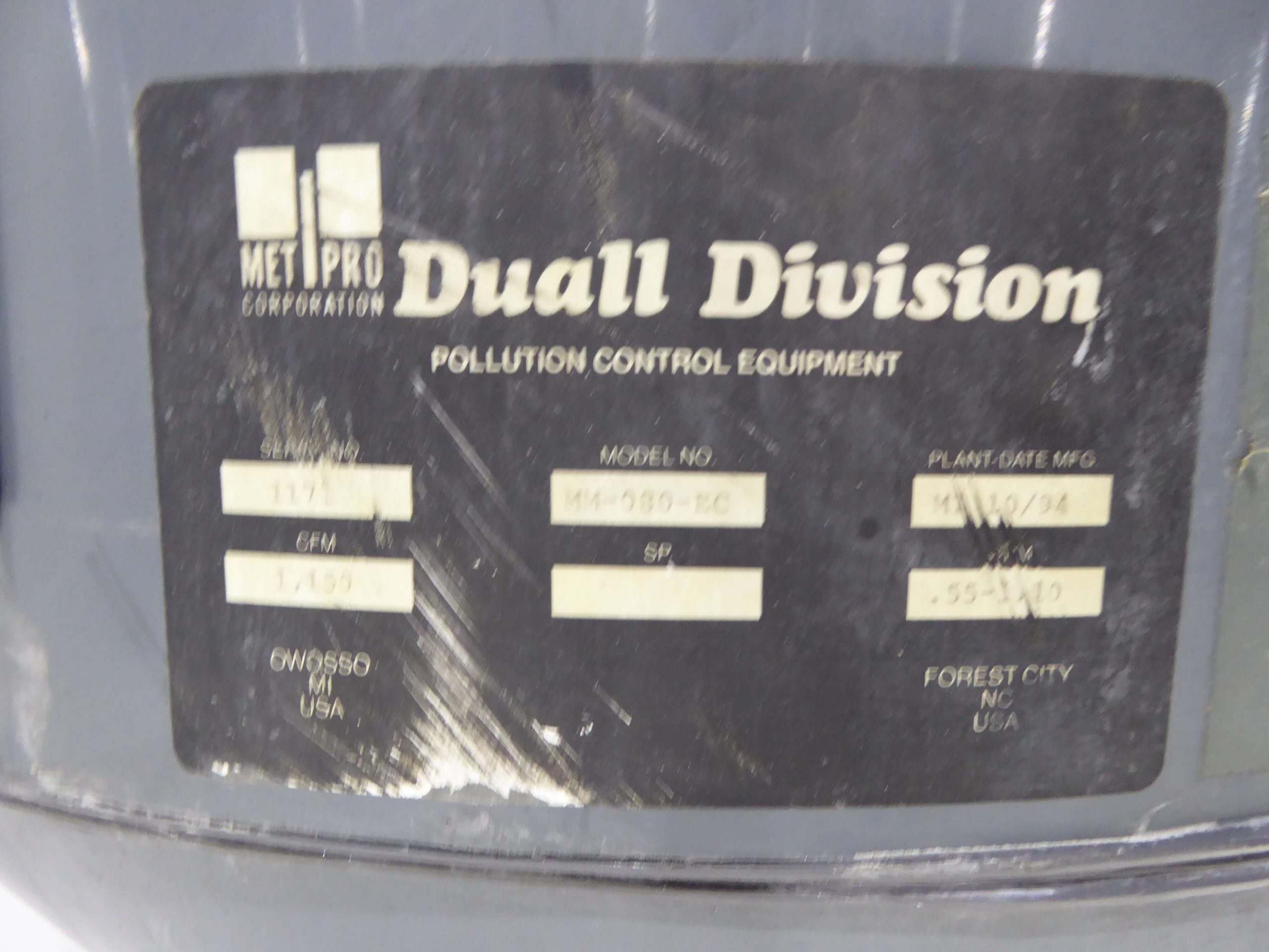 Met Pro 1150 CFM 8" Mist Miser FS2110