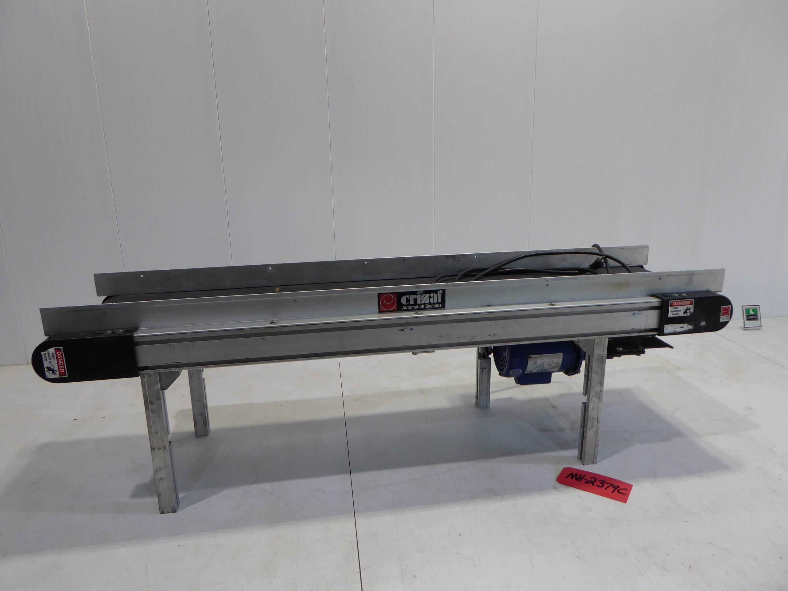 Crizaf 100 lb. Capacity Belt Conveyor MH2379C - Lanco Corporation | Used Industrial Equipment