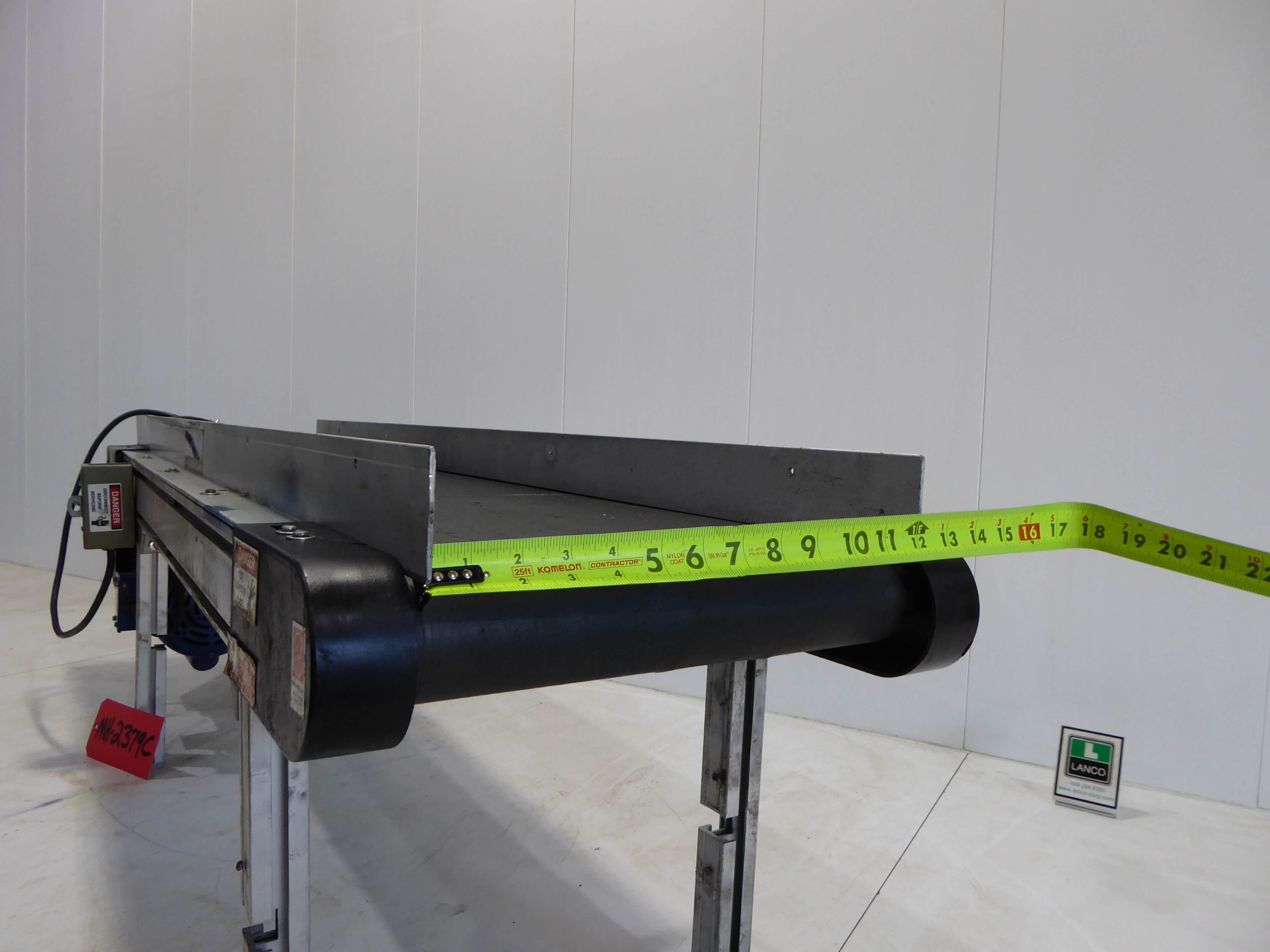 Crizaf 100 lb. Capacity Belt Conveyor MH2379C - Lanco Corporation | Used Industrial Equipment