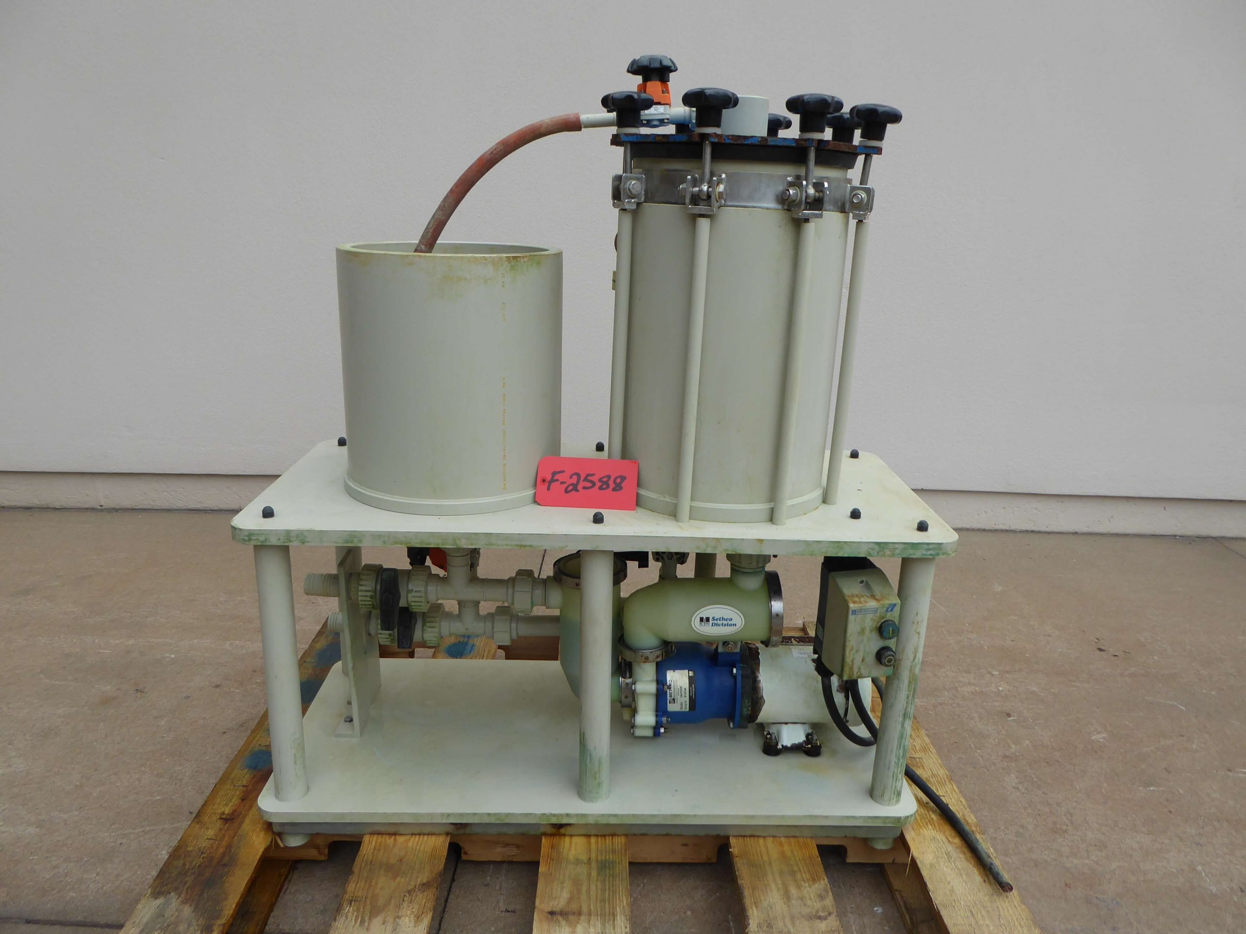 Mefiag 3100 GPH Horizontal Disc Filter F2588 - Lanco Corporation | Used ...