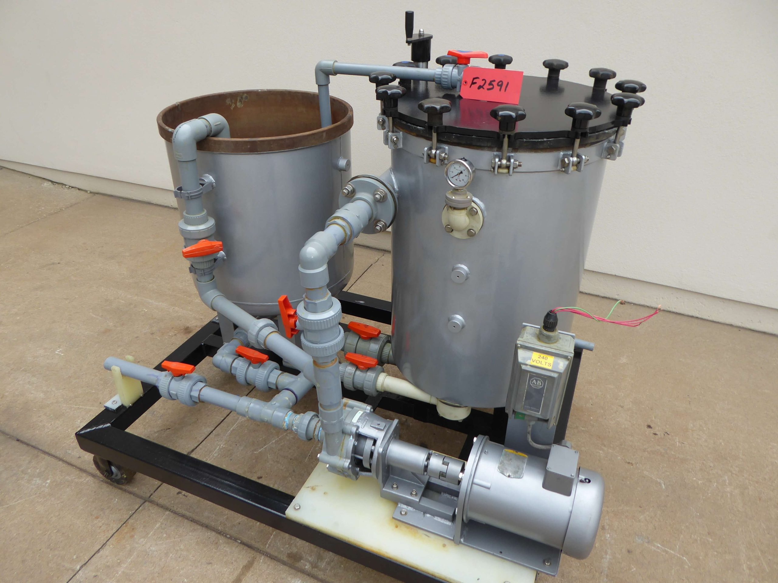 Mefiag 6500 GPH Horizontal Disc Filter F2591 - Lanco Corporation | Used ...