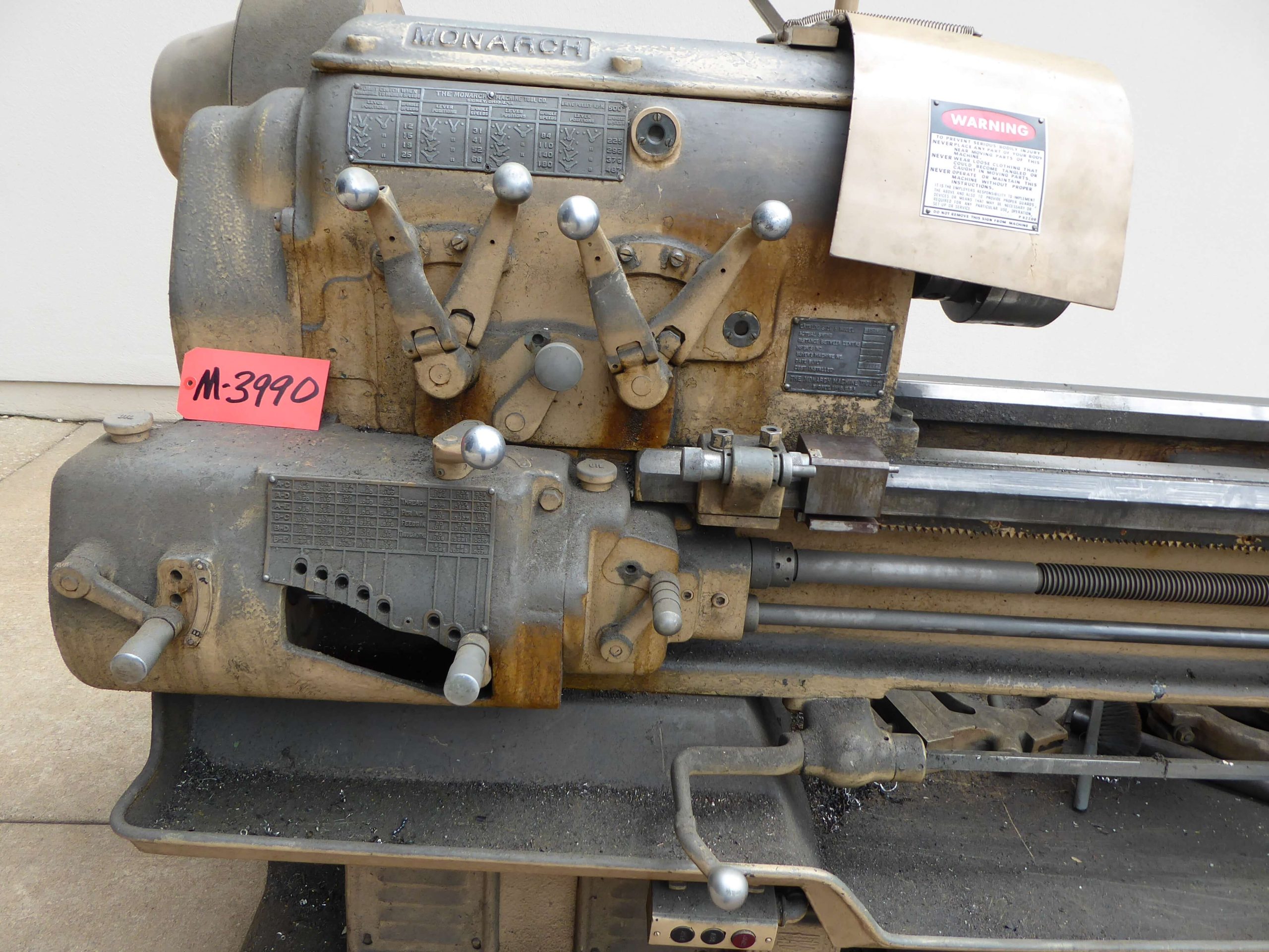 Monarch Model 18"CBB Engine Lathe M3990 - Lanco Corporation | Used ...