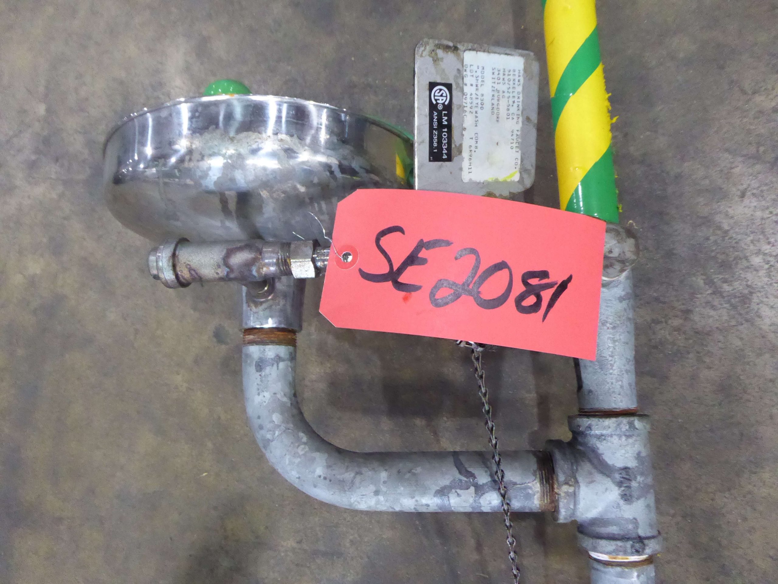 Haws Steel and Plastic Emergency Shower/Eye Wash Station SE2081 - Lanco ...