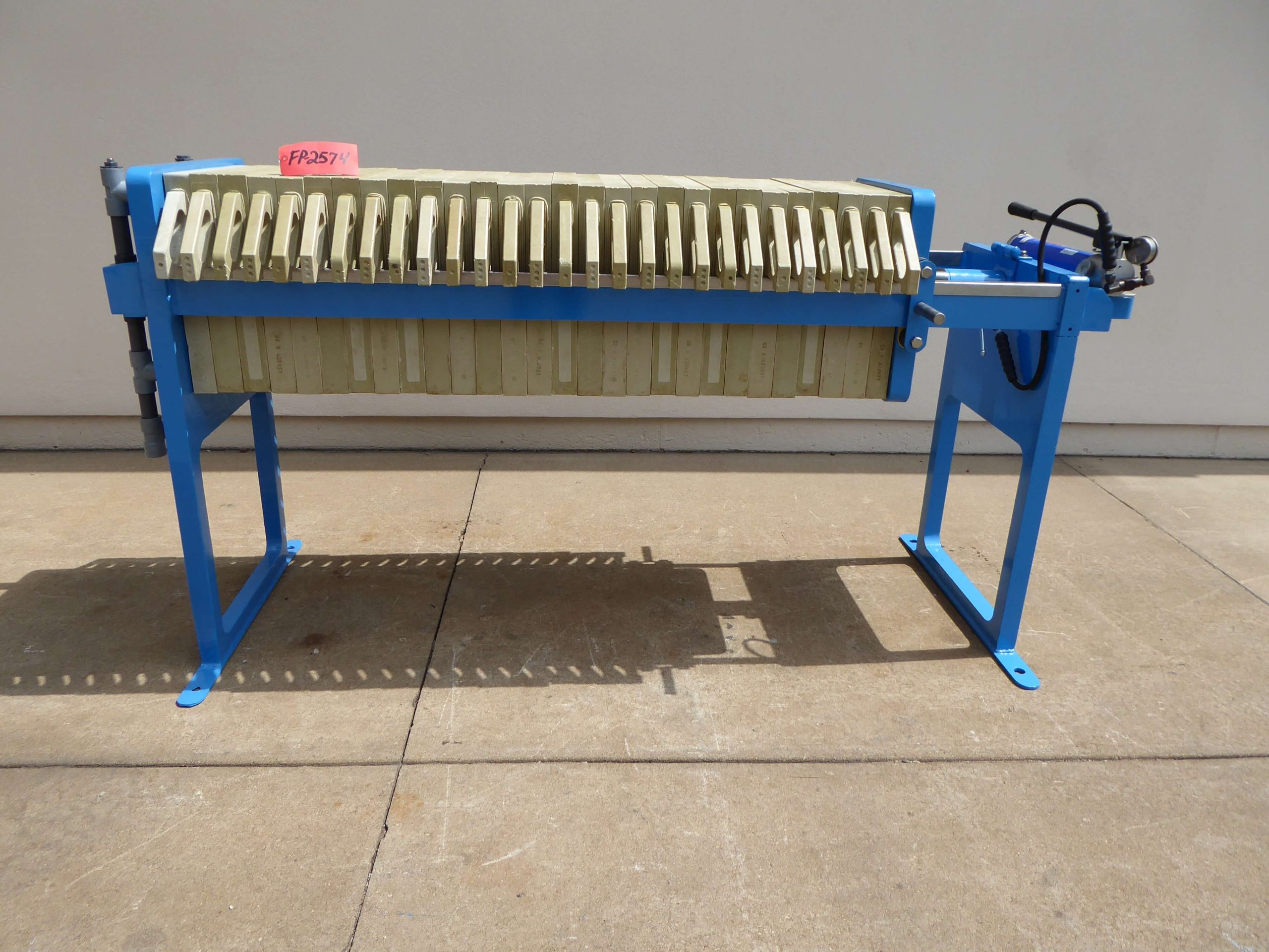 JWI 4.5 Cu' Manual Filter Press FP2574 - Lanco Corporation | Used ...