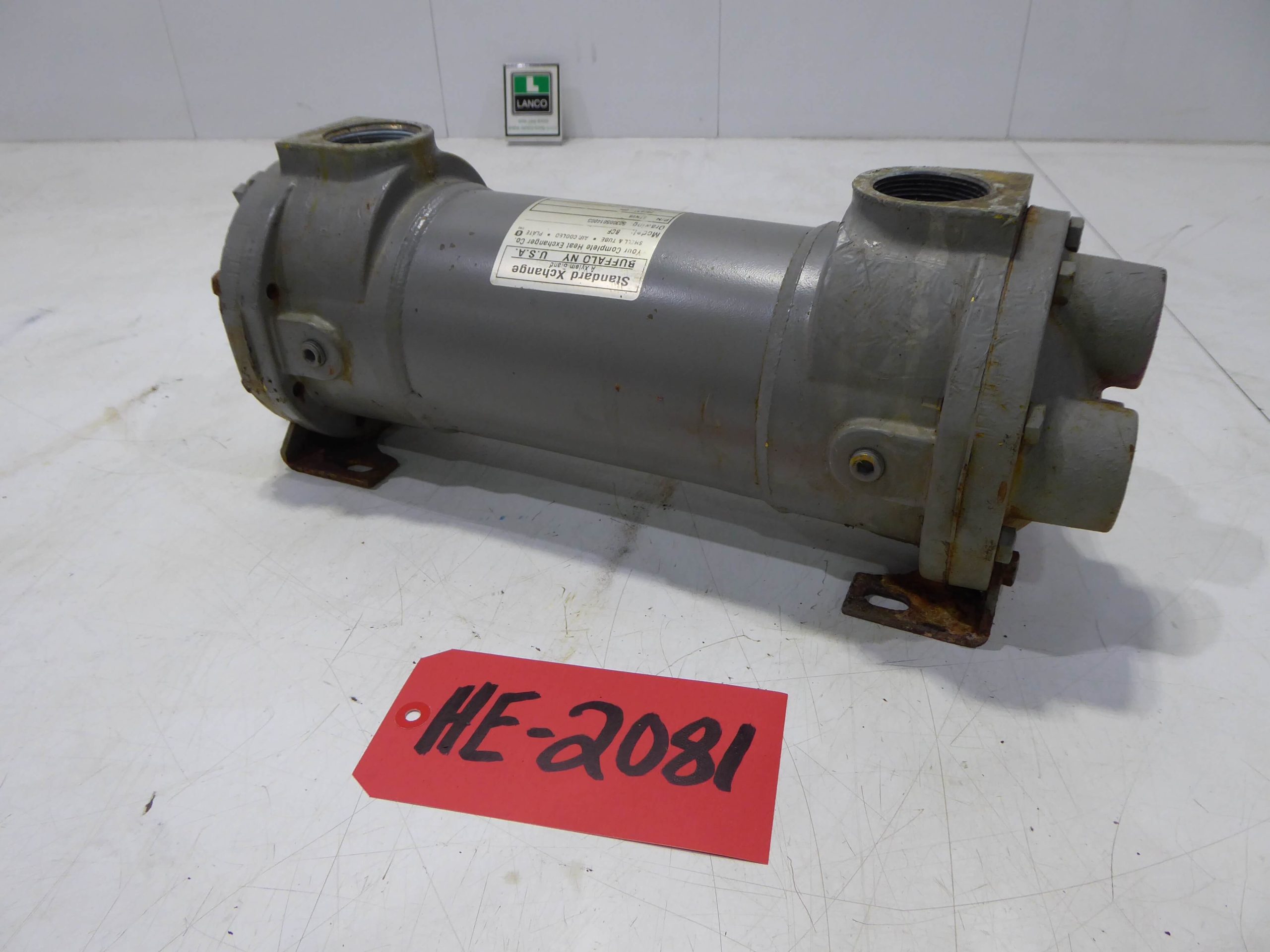 Standard Xchange Shell & Tube Heat Exchanger HE2081 - Lanco Corporation ...