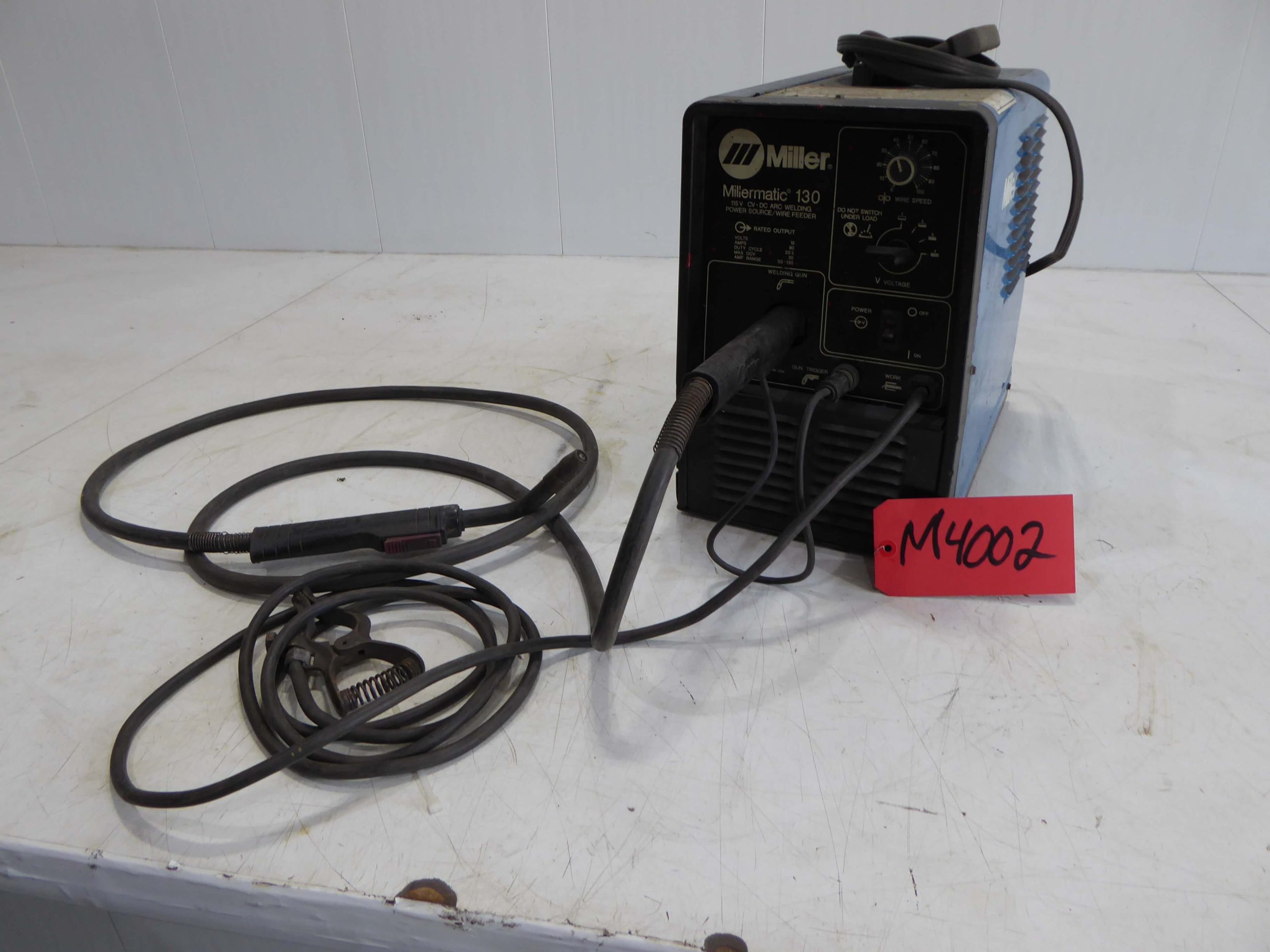 Miller Model Millermatic 130 Wire Welder M4002 - Lanco Corporation ...