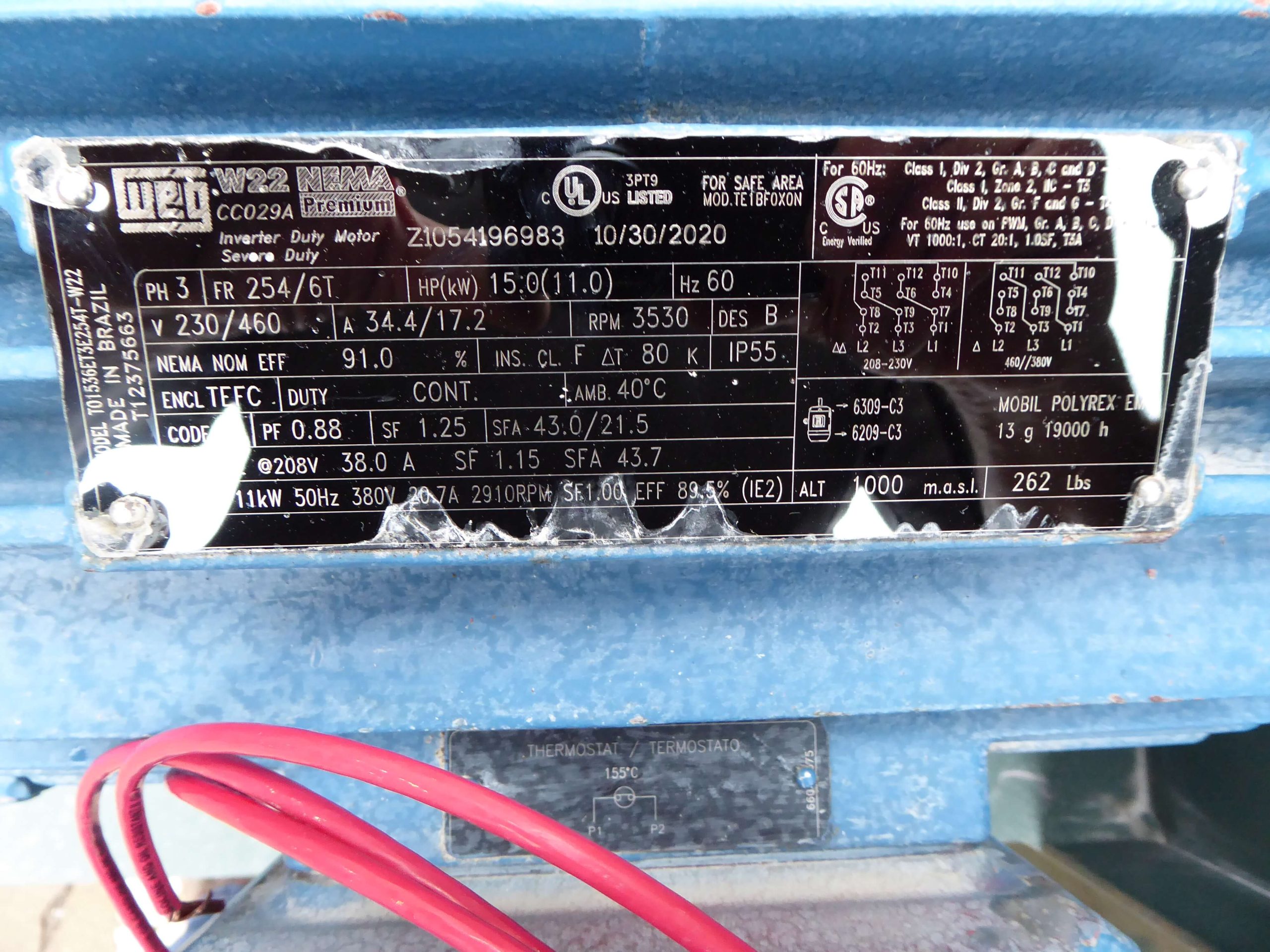 New York Blower 15 HP 230/460 Volt Air Knife Blower AK2063 - Lanco ...