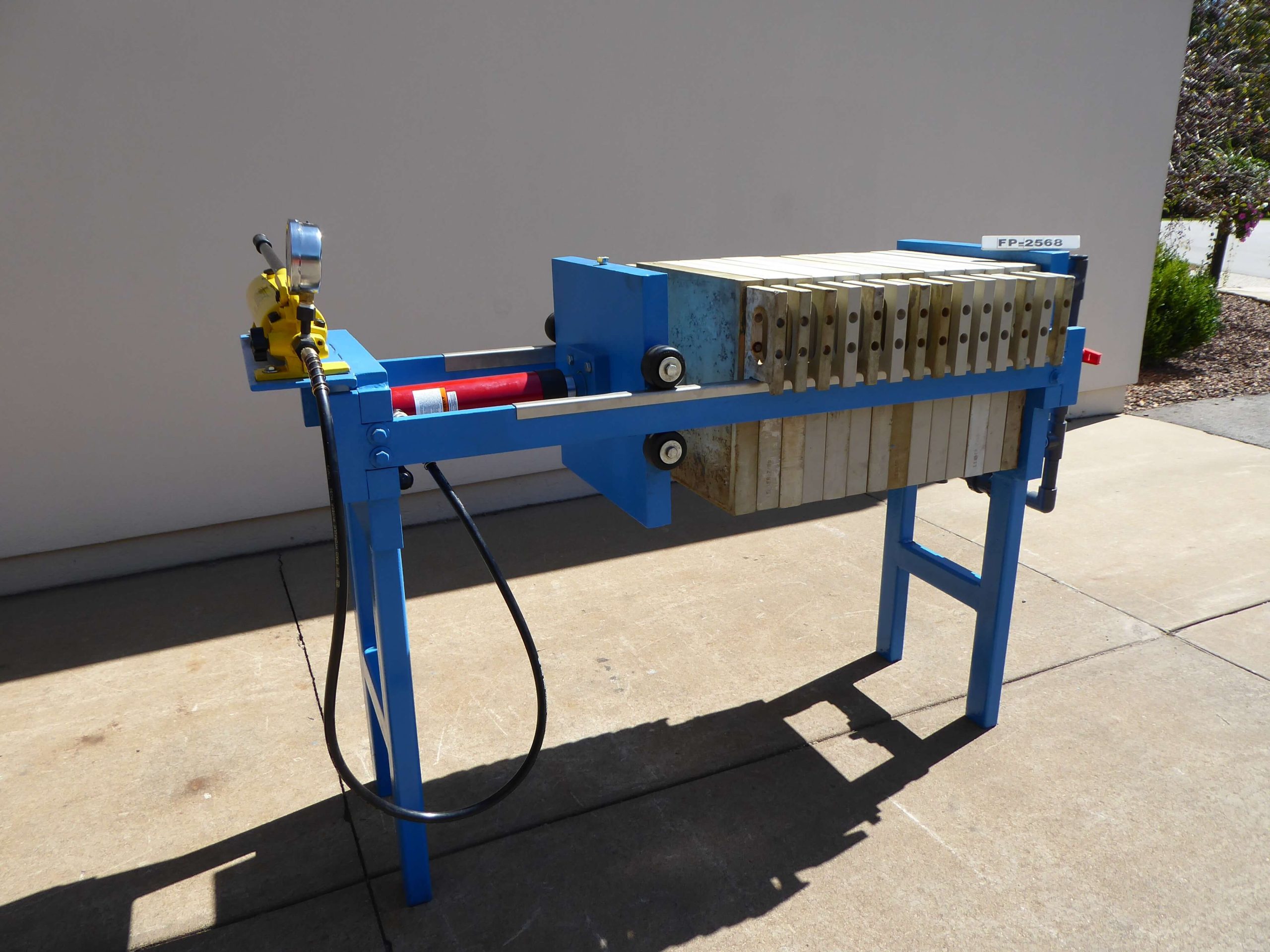 Lanco 1 Cu' Manual Filter Press FP2614 - Lanco Corporation | Used ...