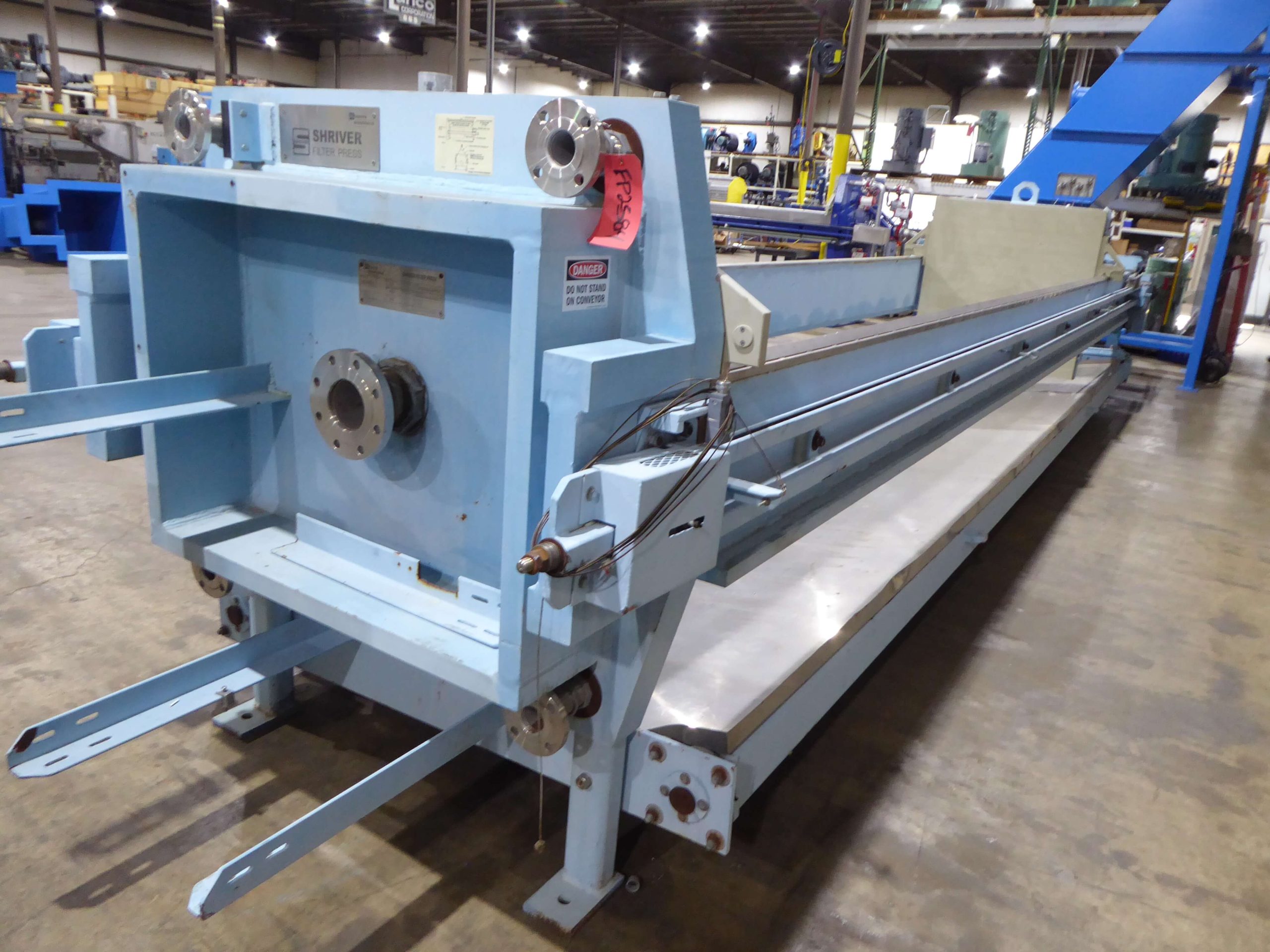 Shriver 87 Expandable to 100 Cu' Air/Hydraulic Filter Press FP2584