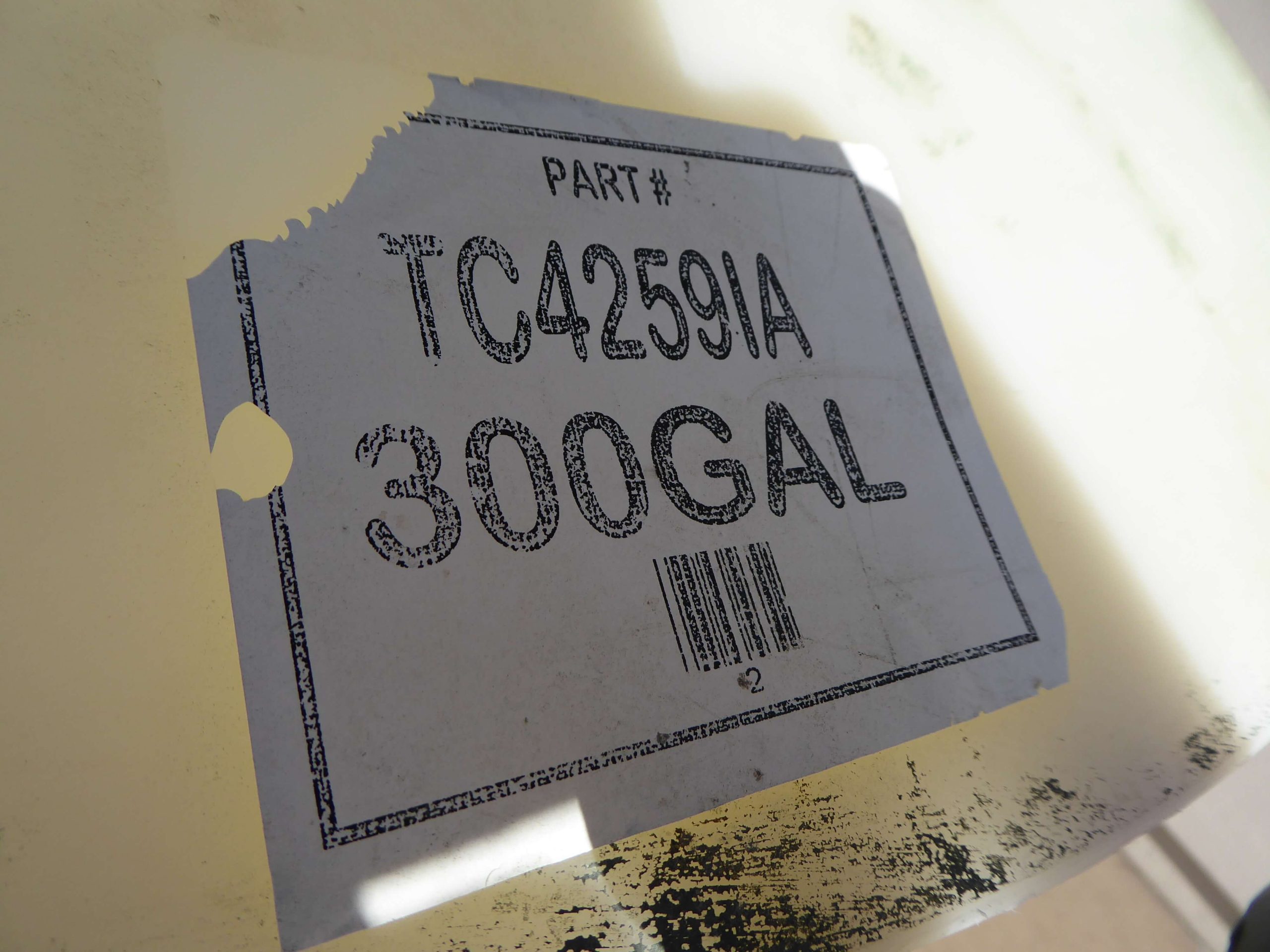 300 Gallon Poly Round Tank CT2367