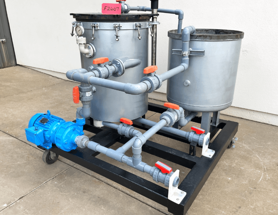 Mefiag 6500 GPH Horizontal Disc Filter F2607 - Lanco Corporation | Used ...