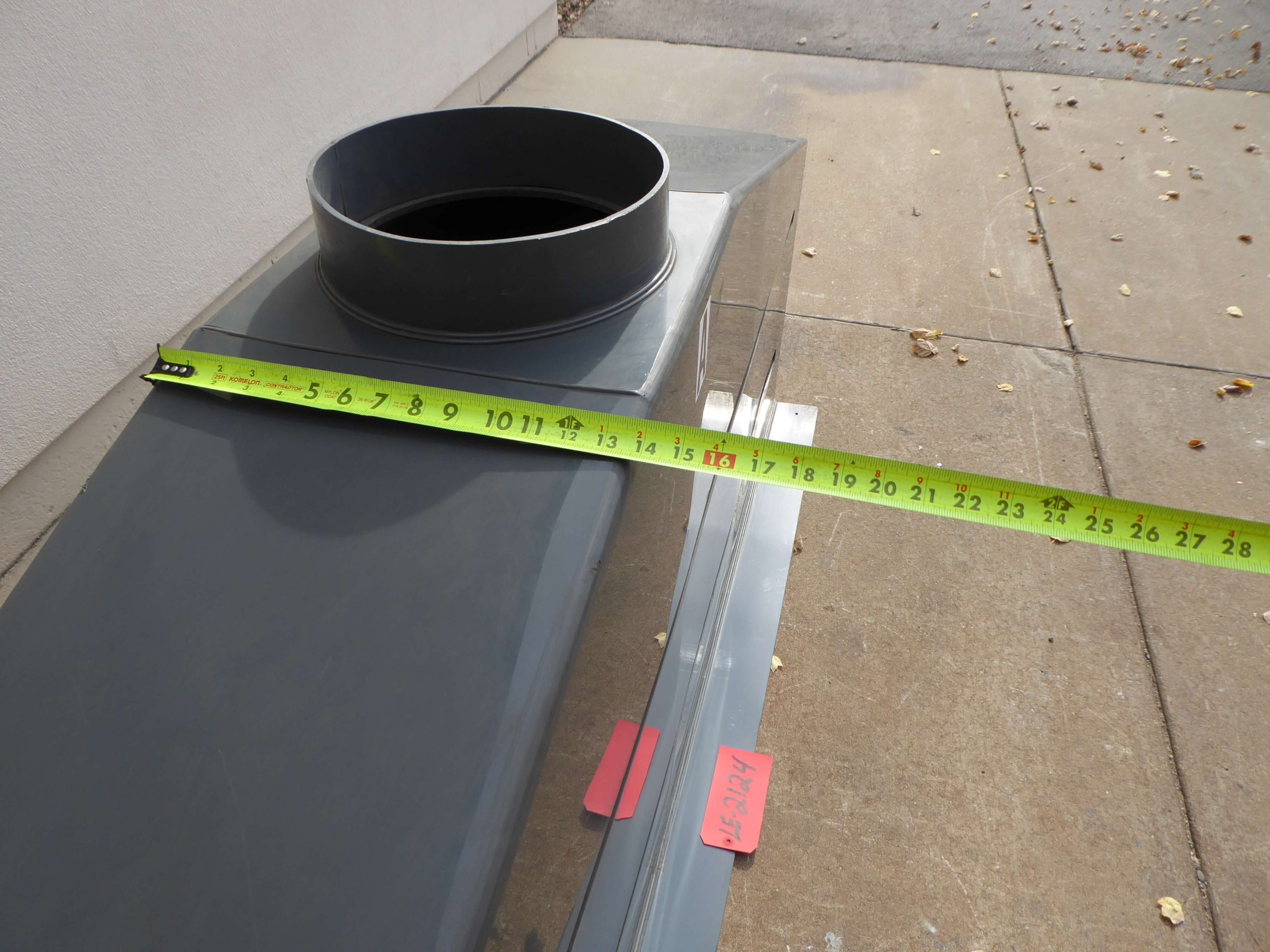 PVC Fume Hood for Lab or Plating Tank LE2124 - Lanco Corporation | Used Industrial Equipment