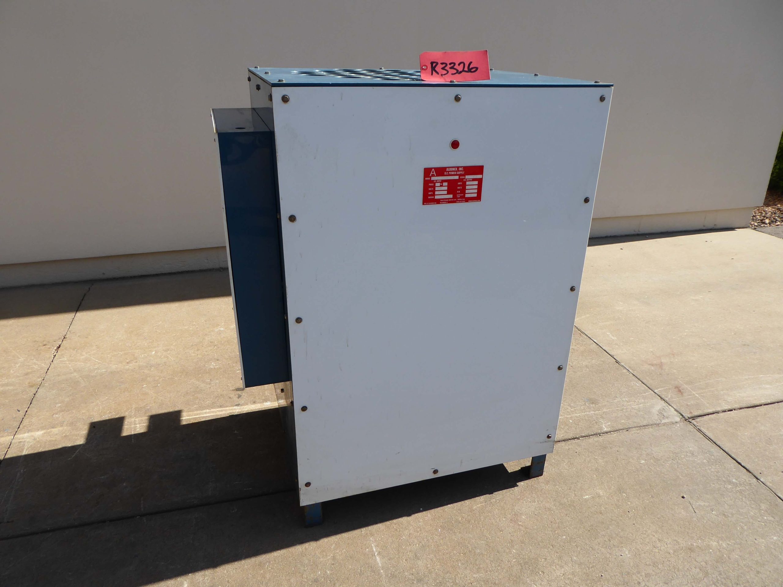 1500 Amp Aldonex 0-12 Volts Rectifier R3326 - Lanco Corporation | Used ...