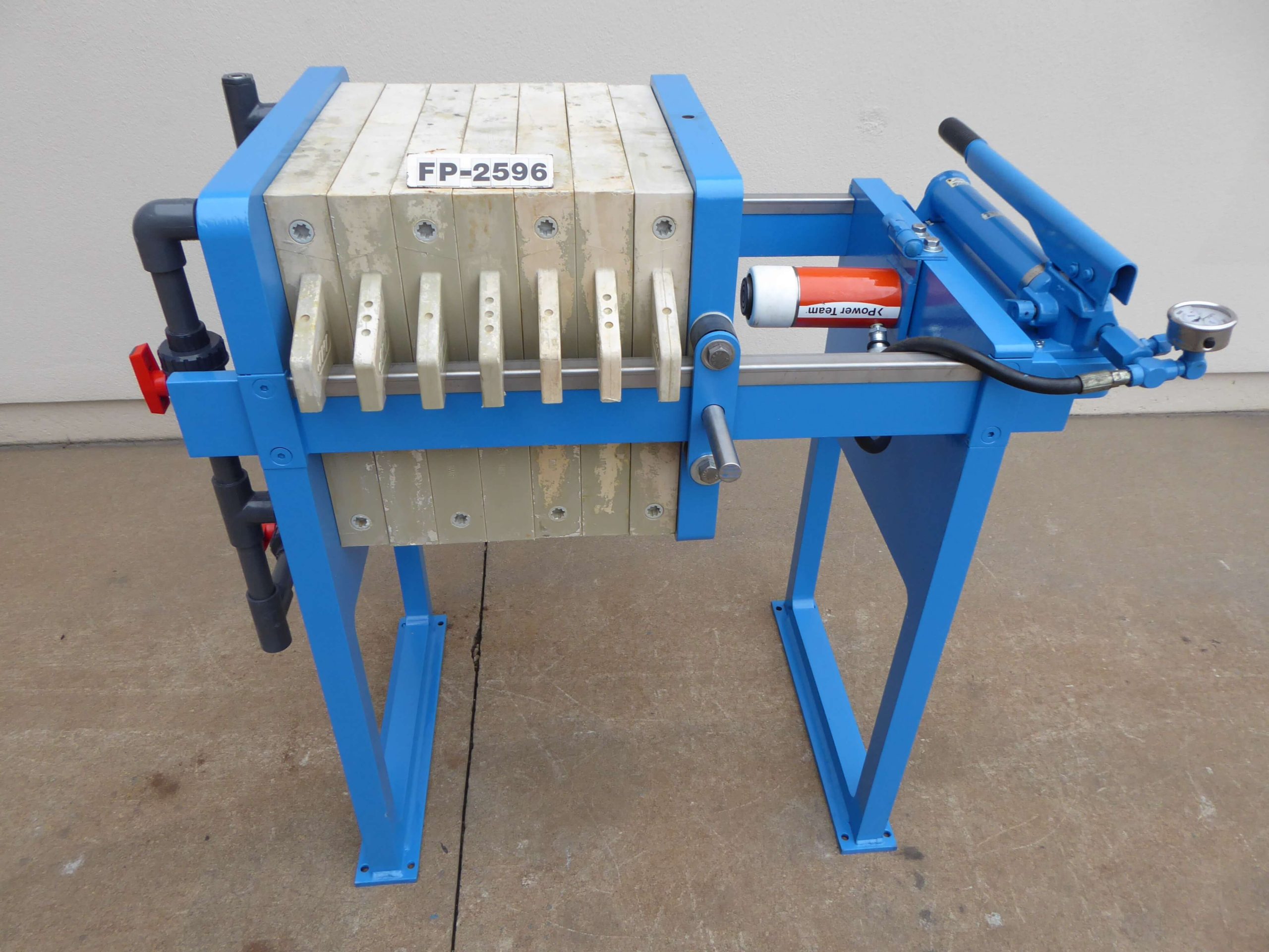 JWI 1 Cu' Manual Hydraulic Filter Press FP2596