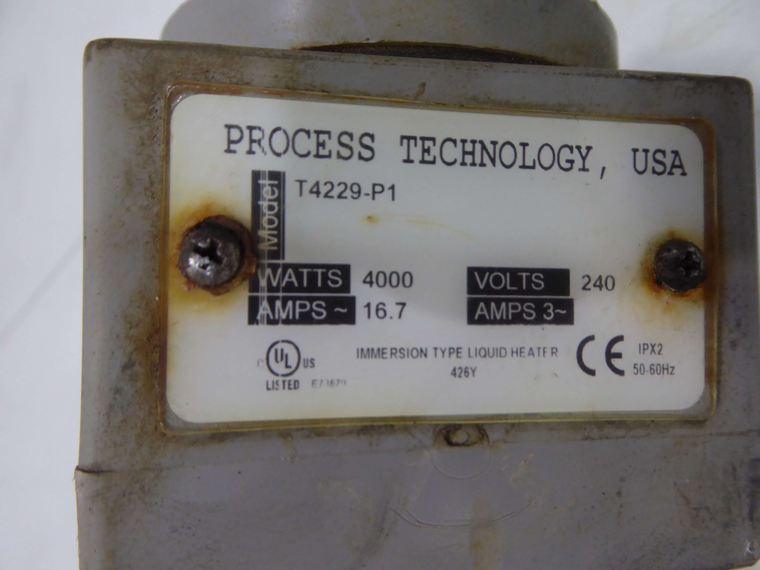 Process Technology 32"L Titanium Immersion Heater IH2961 - Lanco ...